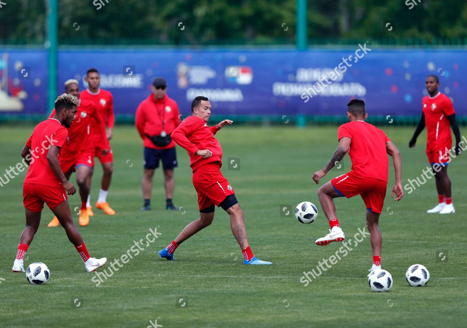Panamas National Soccer Team Players Blas Editorial Stock Photo - Stock ...