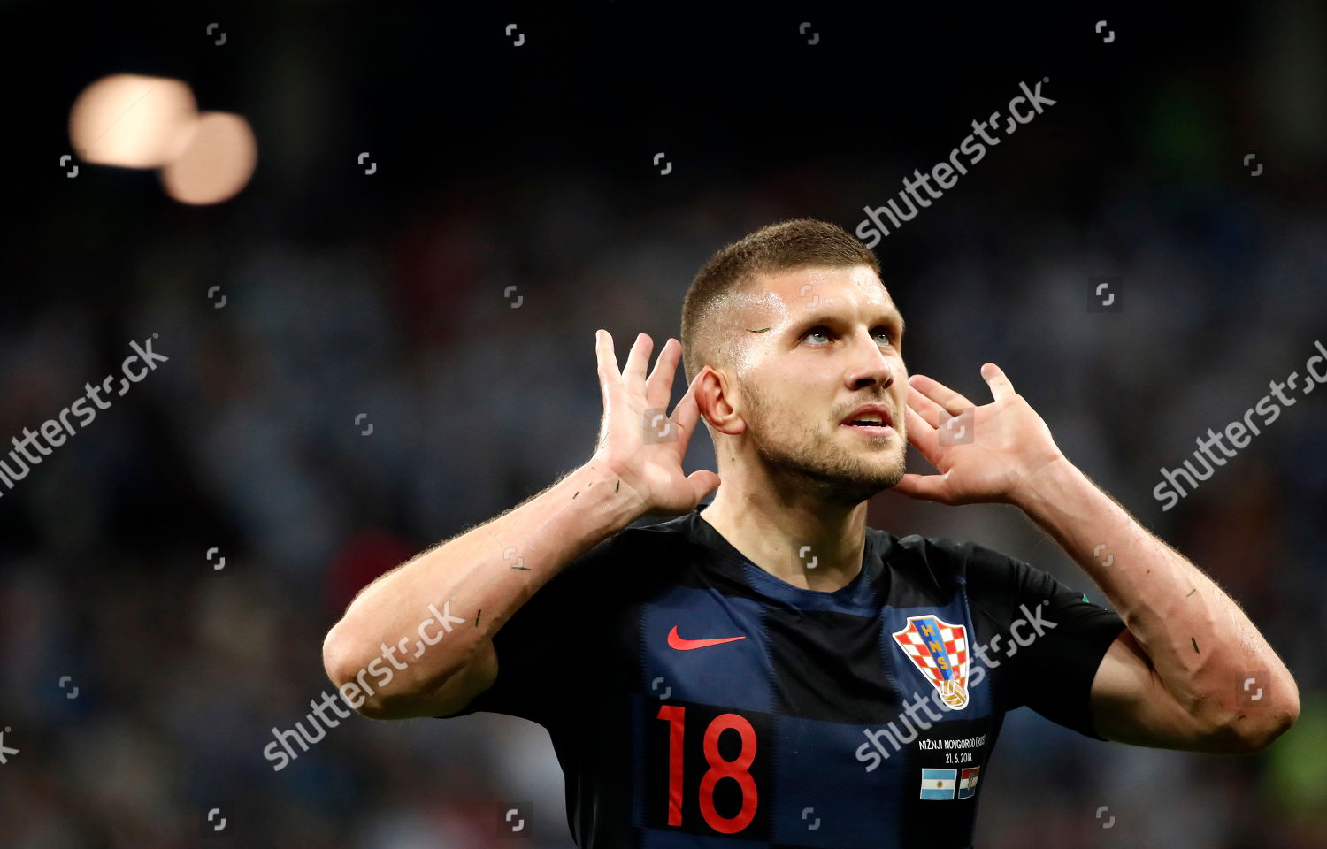 Ante Rebic Croatia Celebrates Scoring Opening Editorial Stock Photo ...