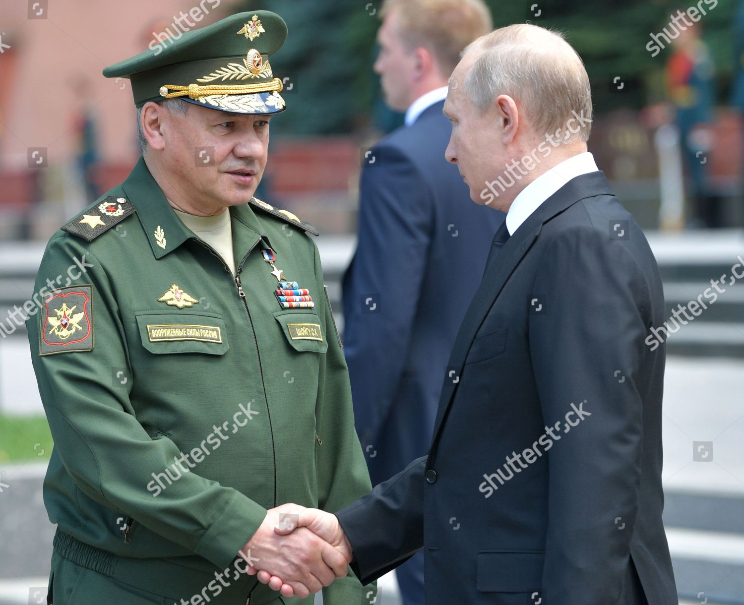 Vladimir Putin Sergei Shoigu Editorial Stock Photo - Stock Image ...