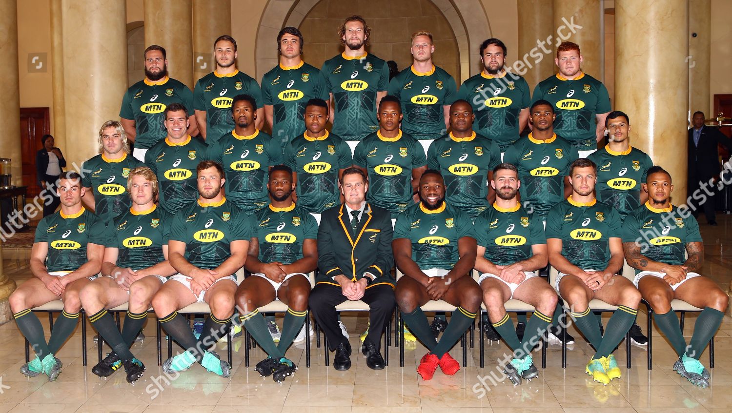 South African Springbok Team During South Editorial Stock Photo - Stock ...