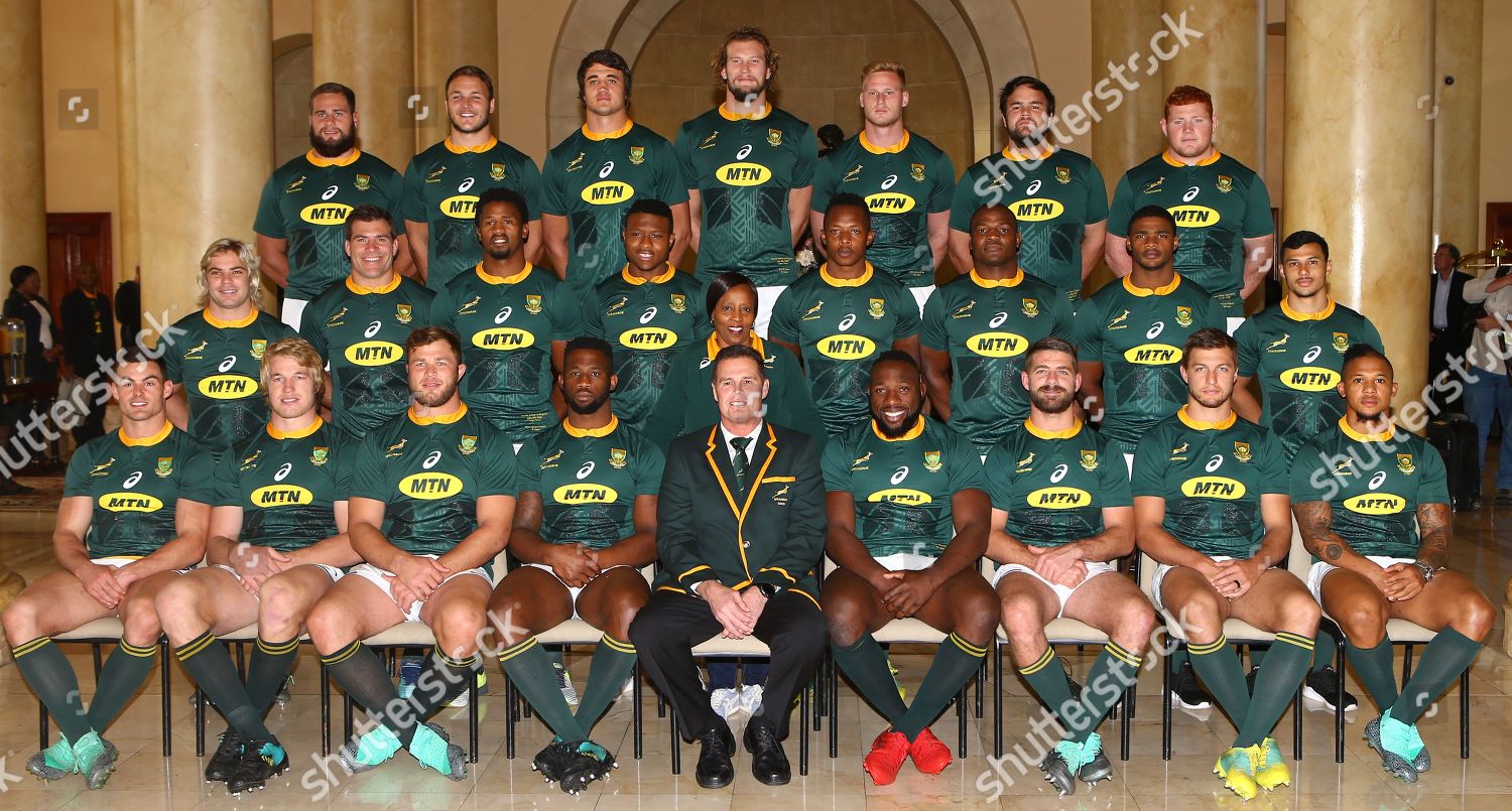 During South African Springbok Team Photo Editorial Stock Photo - Stock ...