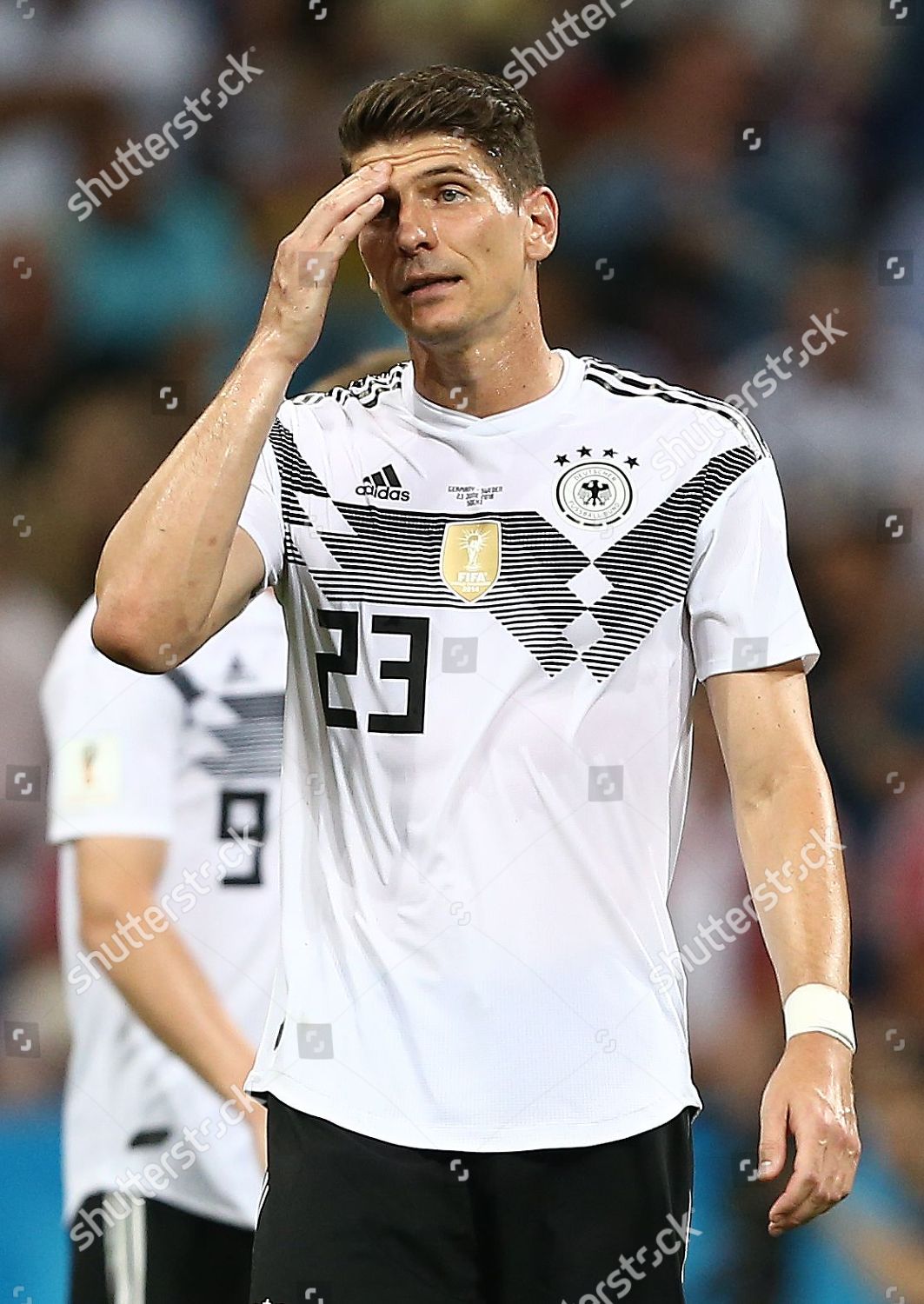 Mario Gomez Germany Looks Dejected Editorial Stock Photo - Stock Image ...