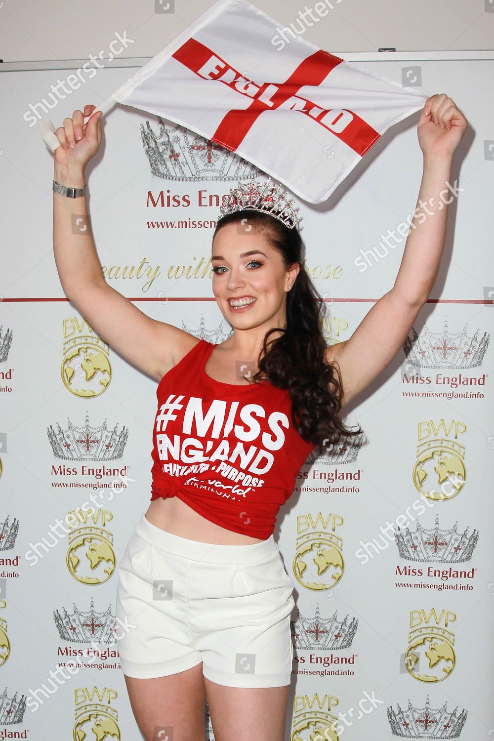 Hannah Davies Miss Leicestershire Miss England Editorial Stock Photo ...