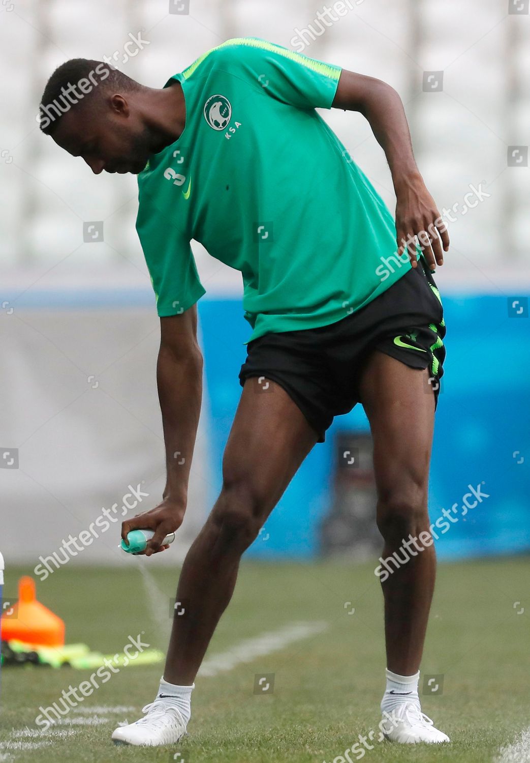 Saudi Arabia Player Osama Hawsawi Covers Editorial Stock Photo - Stock ...