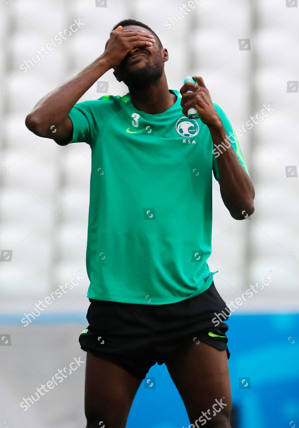 Saudi Arabia Player Osama Hawsawi Covers Editorial Stock Photo - Stock ...