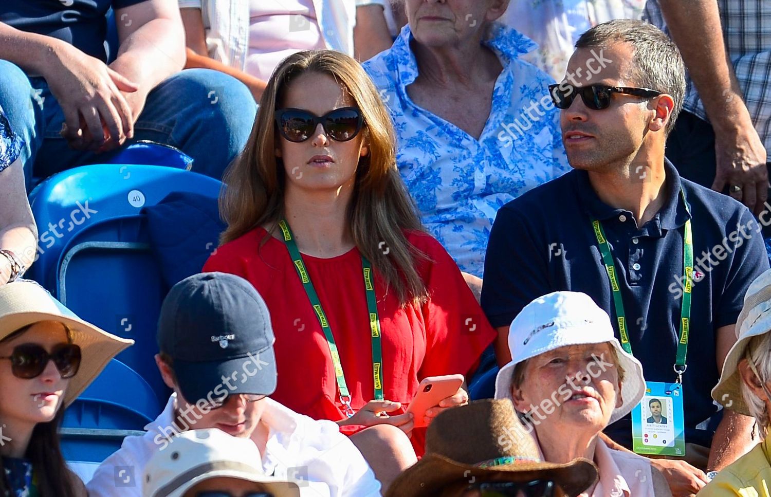 Andy Murrays Gbr Wife Kim Sears Editorial Stock Photo - Stock Image ...