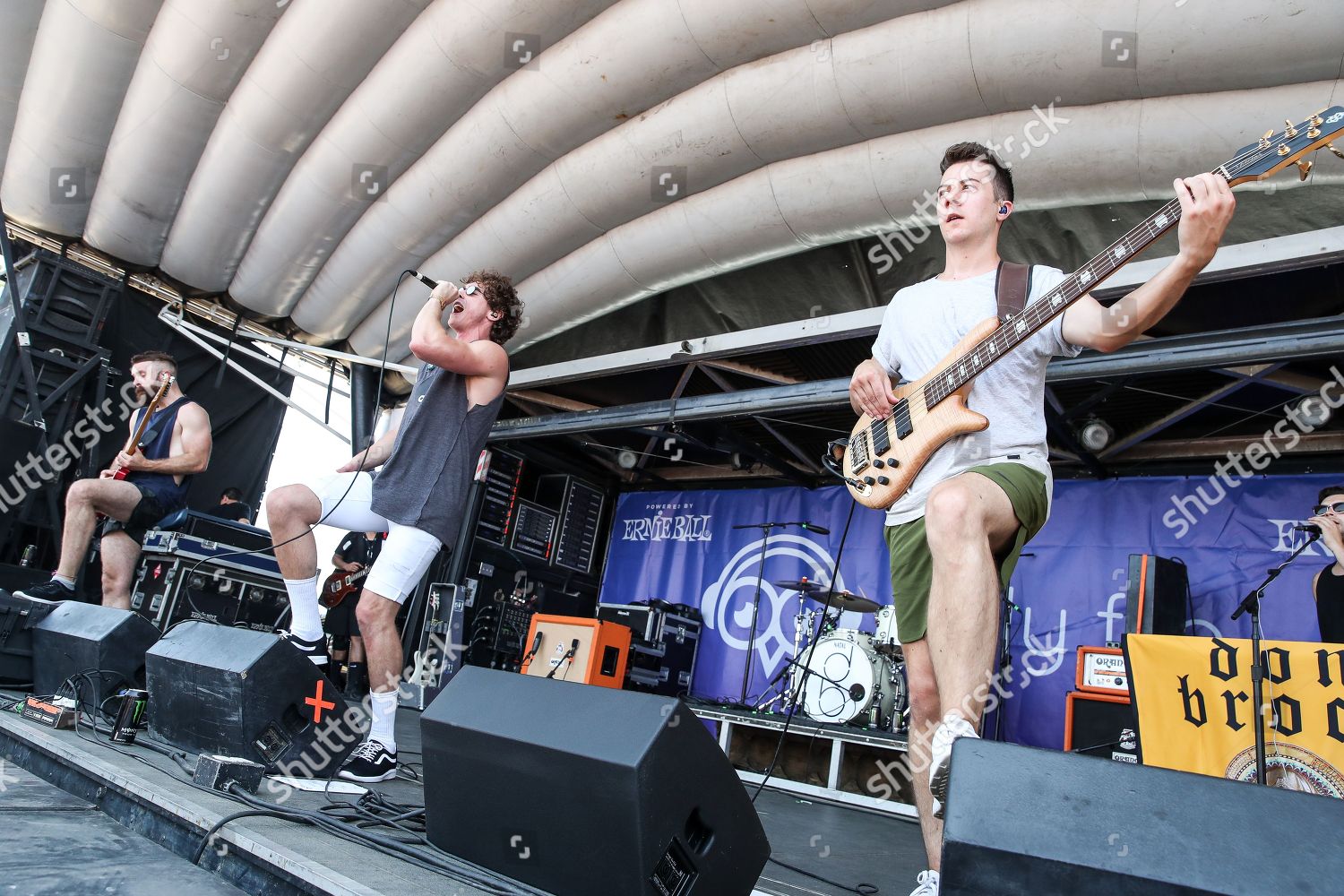 Don Broco Rob Damiani Simon Delaney Editorial Stock Photo - Stock Image ...