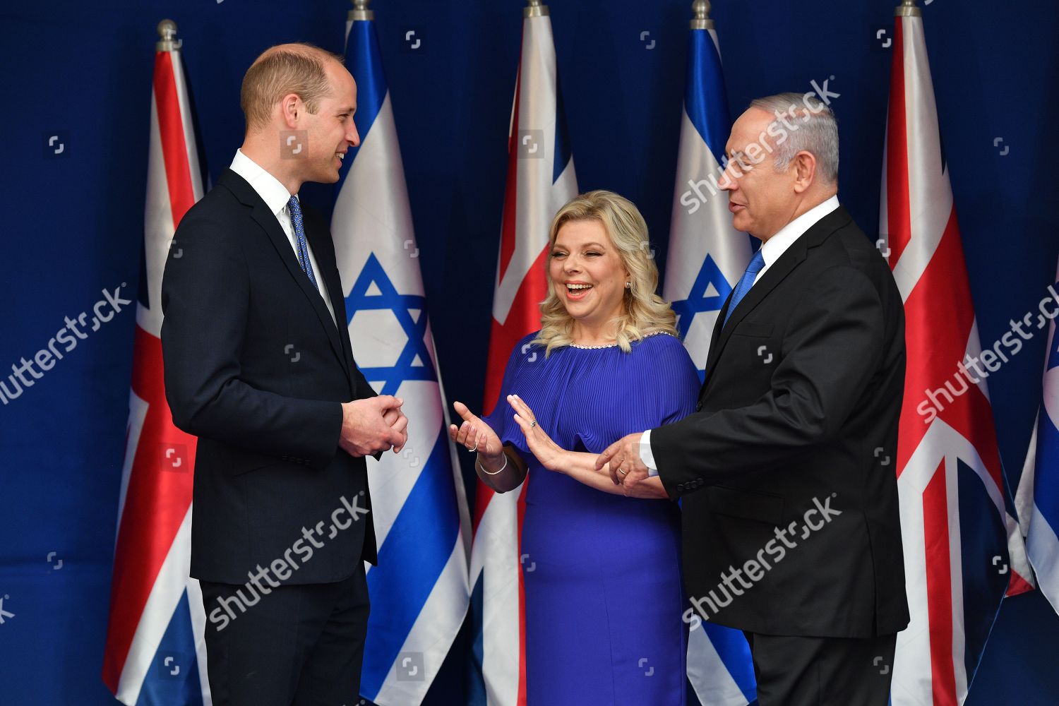 Prince William Meets Prime Minister Benjamin Editorial Stock Photo ...