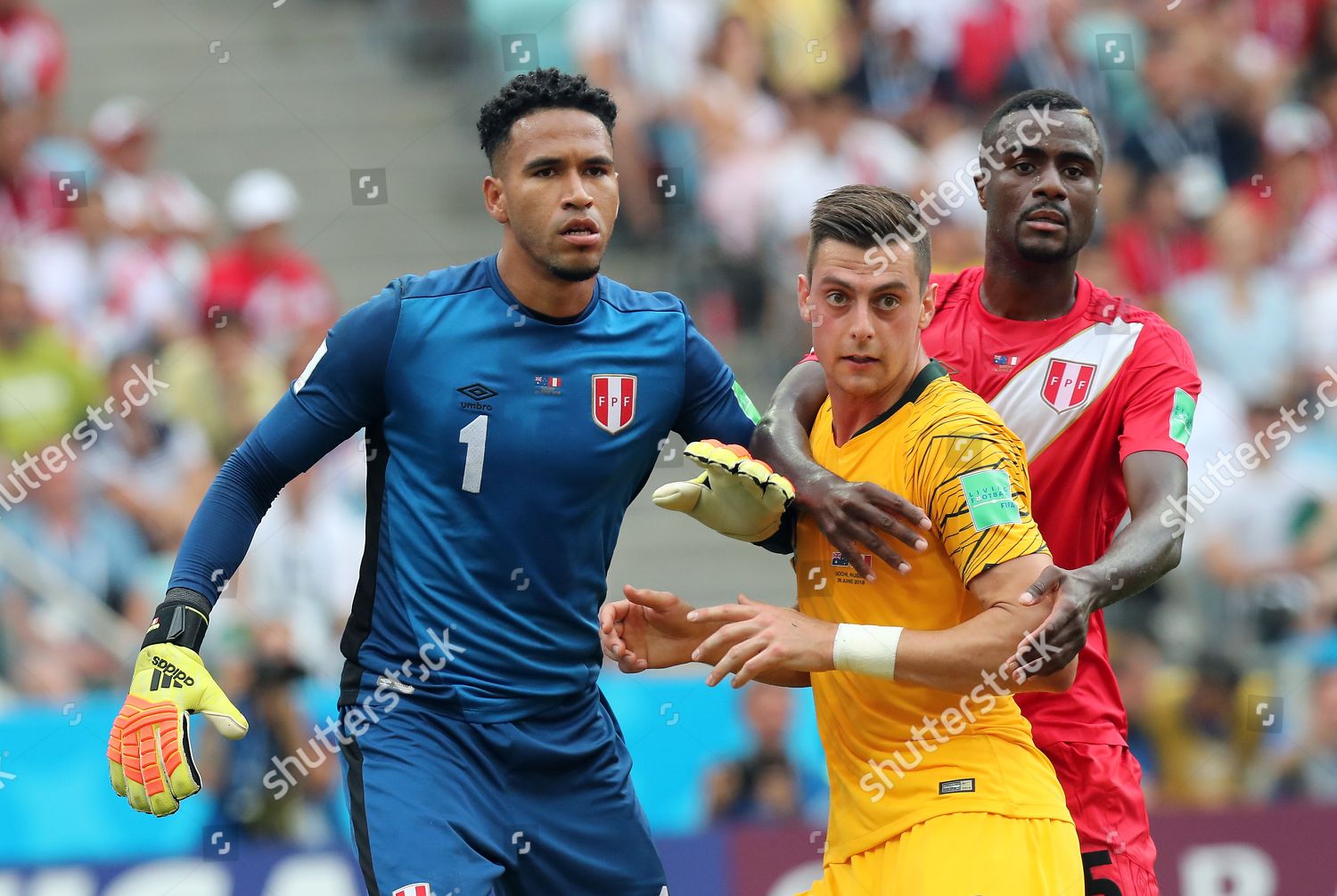 Goalkeeper Pedro Gallese Peru Tomi Juric Editorial Stock Photo - Stock ...
