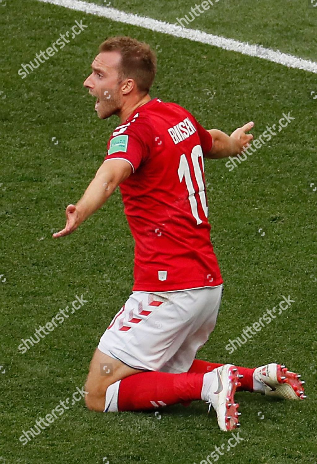 Christian Eriksen Denmark Editorial Stock Photo - Stock Image ...