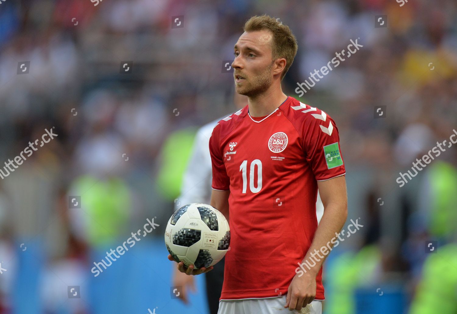 Christian Eriksen Denmark Editorial Stock Photo - Stock Image ...