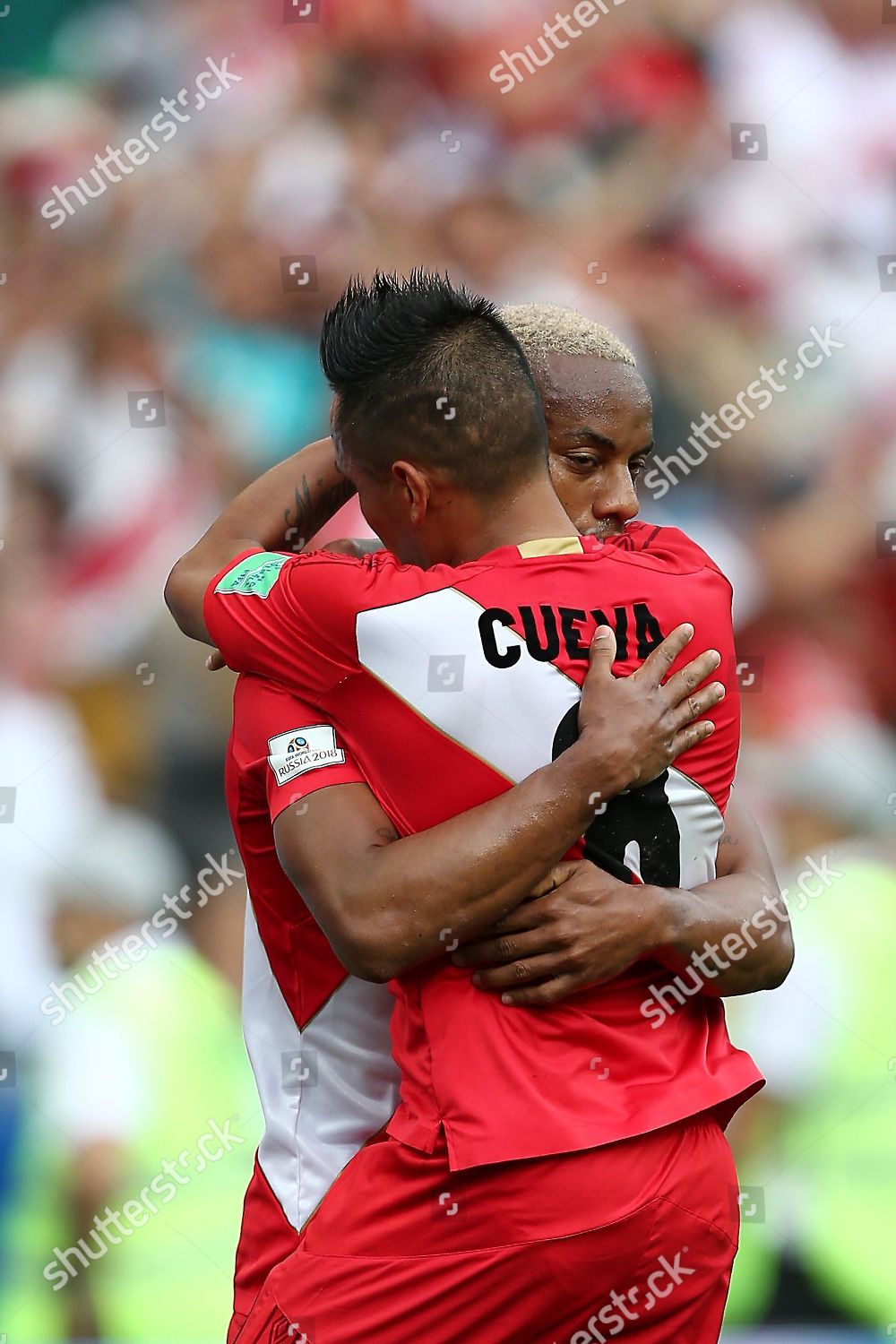 Andre Carrillo Peru Celebrates Scoring His Editorial Stock Photo ...