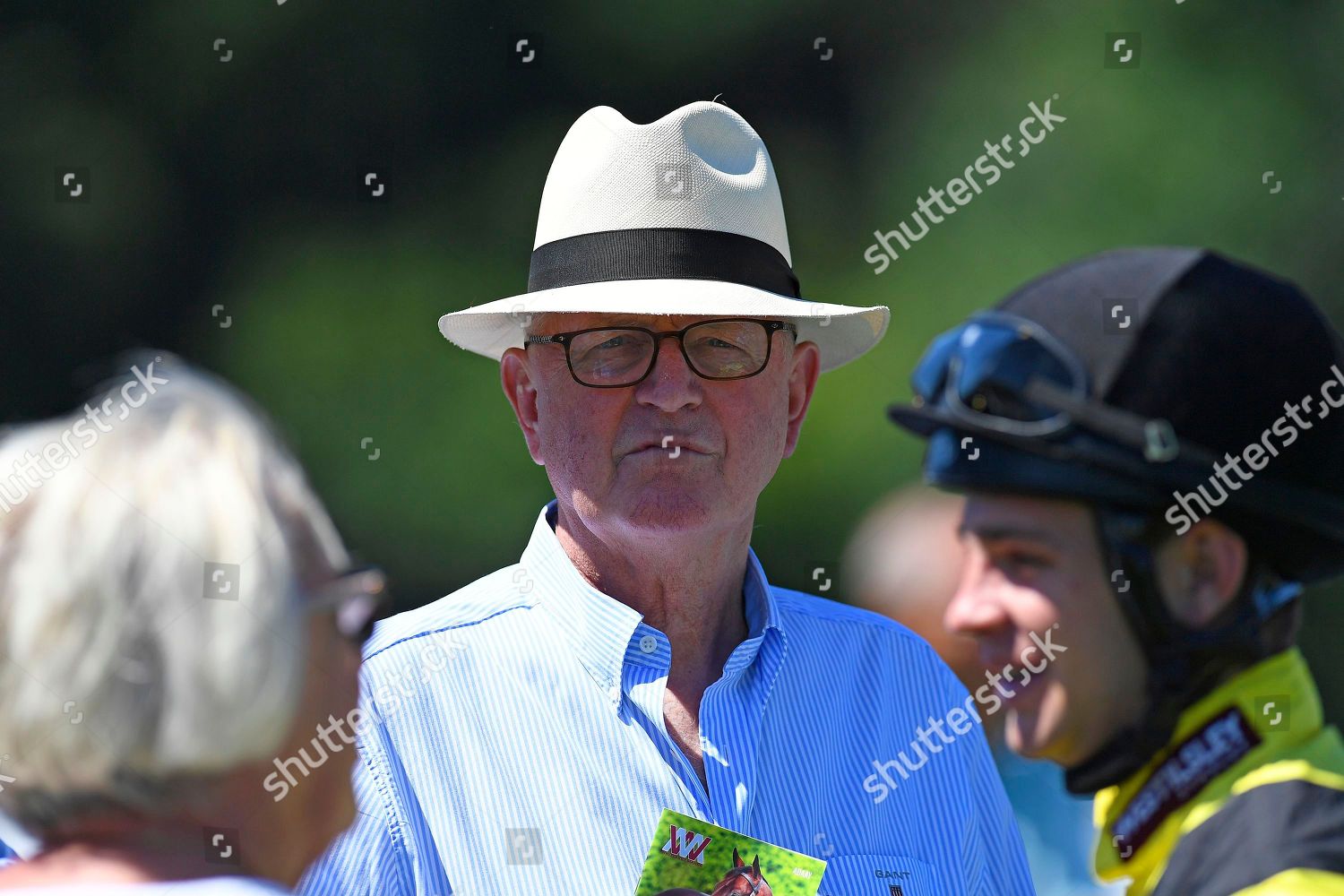 Trainer Mick Channon Parade Ring During Editorial Stock Photo - Stock ...