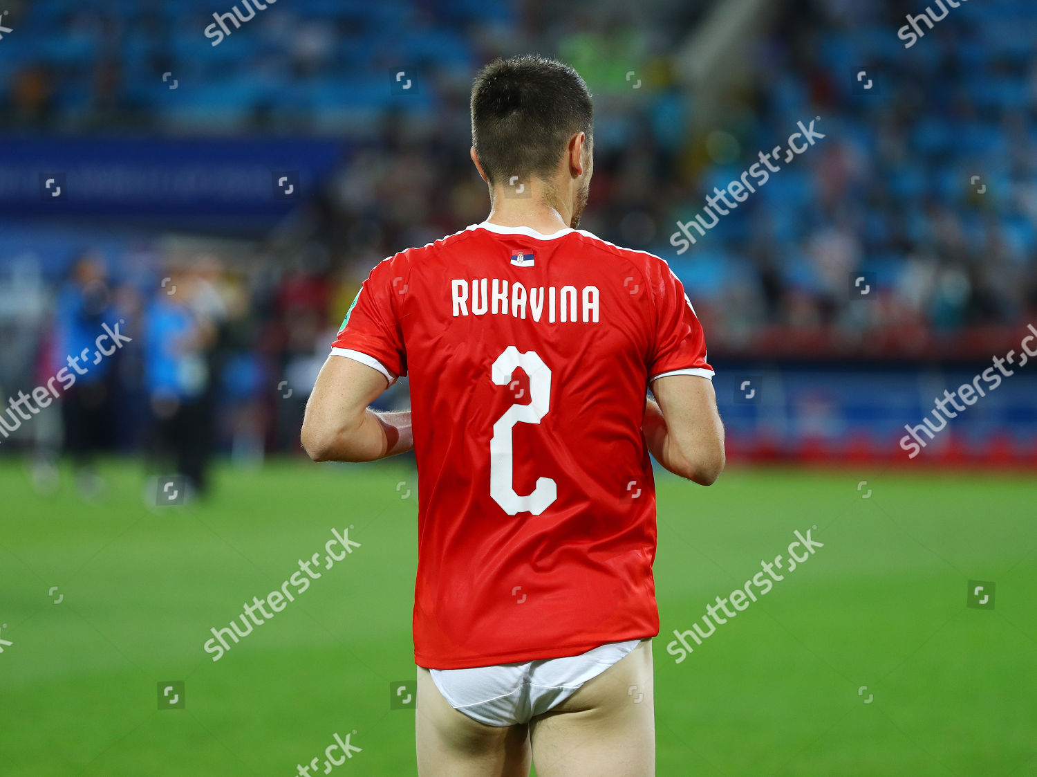 Antonio Rukavina Serbia Removes His Shorts Editorial Stock Photo ...