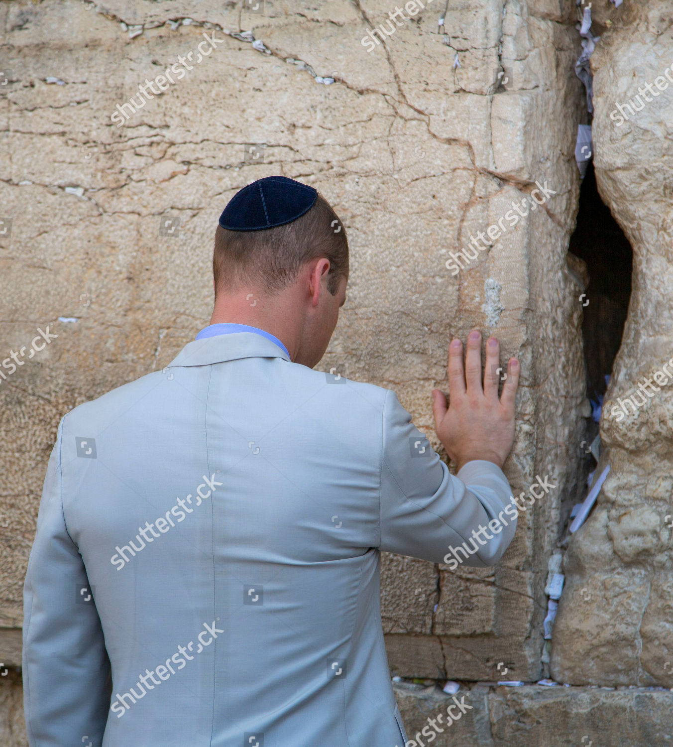 BRITAIN'S PRINCE WILLIAM VISITS WESTERN WAILING Editorial Stock Photo ...