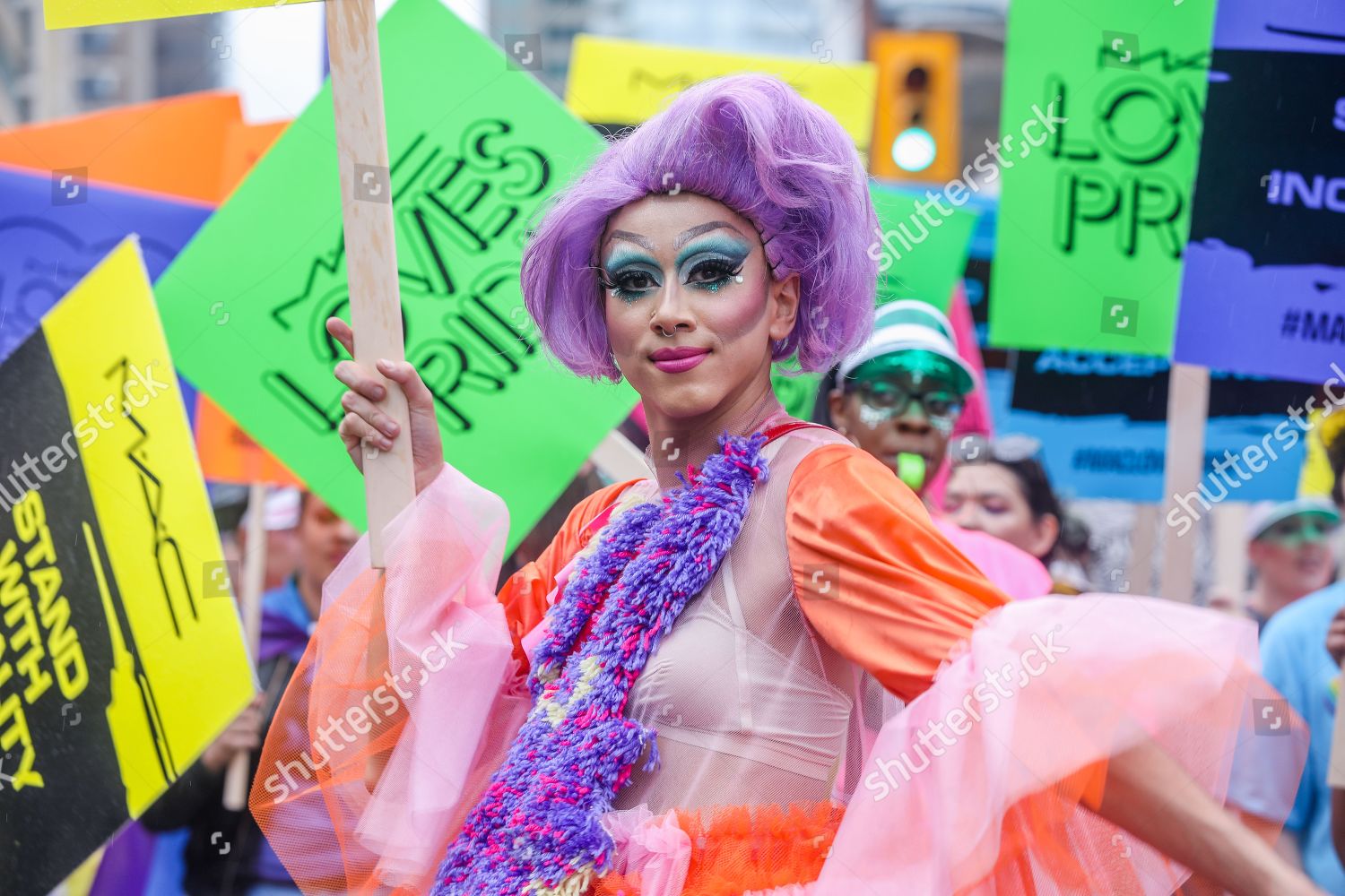 Mac Cosmetics Employee Marches Editorial Stock Photo - Stock Image ...