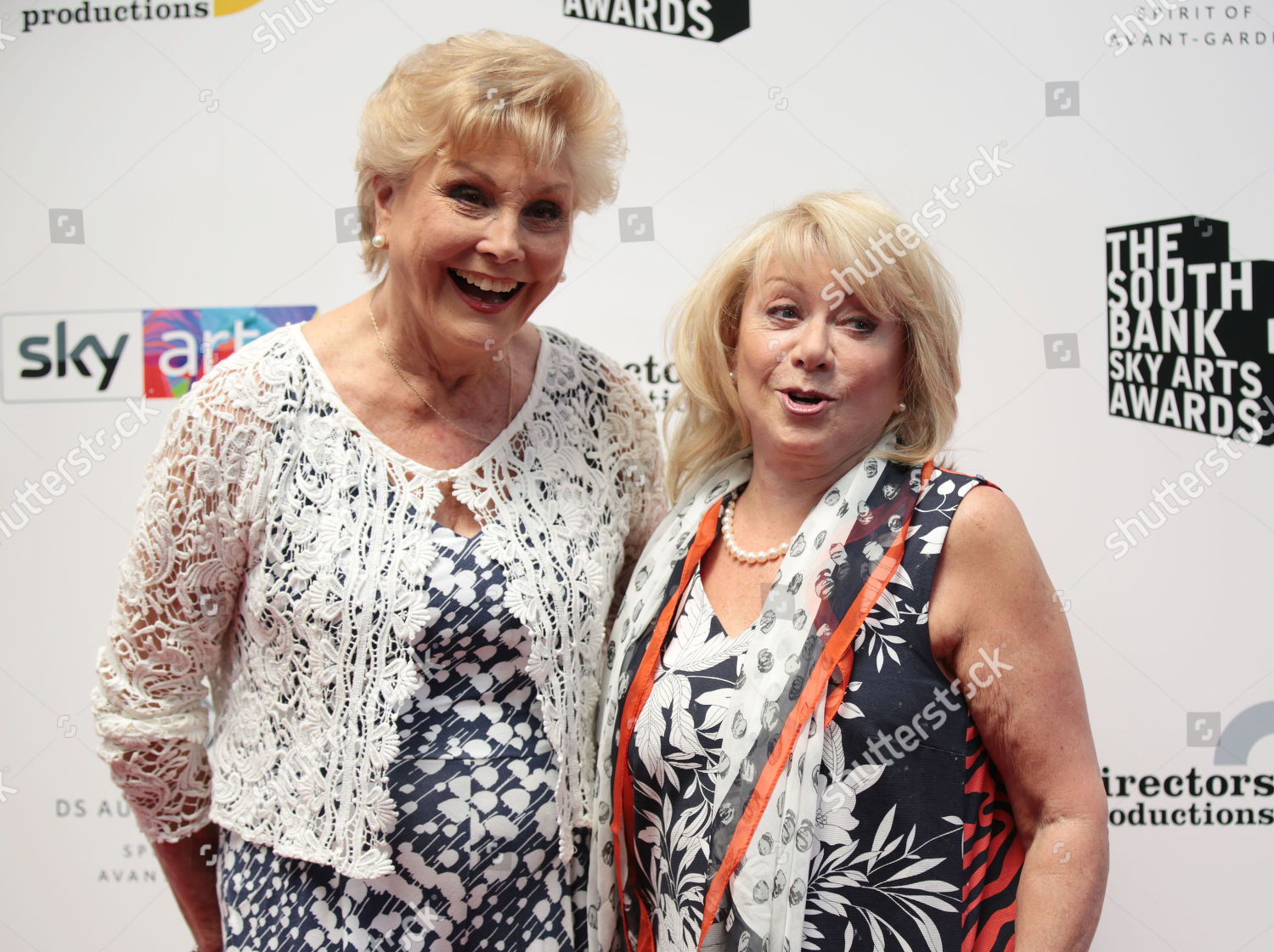 Angela Rippon Elaine Paige Editorial Stock Photo - Stock Image ...