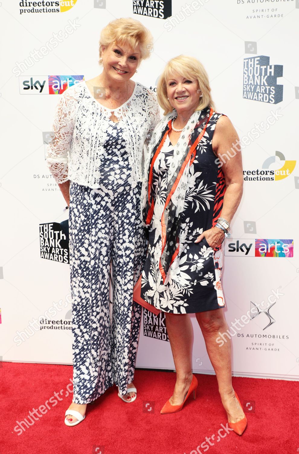 Angela Rippon Elaine Paige Editorial Stock Photo - Stock Image ...