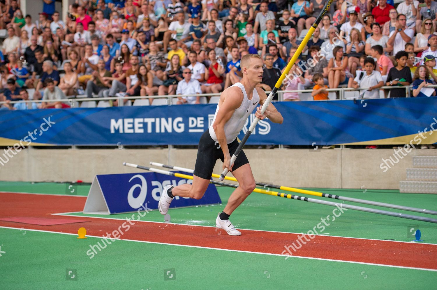 Kendricks Sam Performs During Pole Vault Editorial Stock Photo - Stock ...