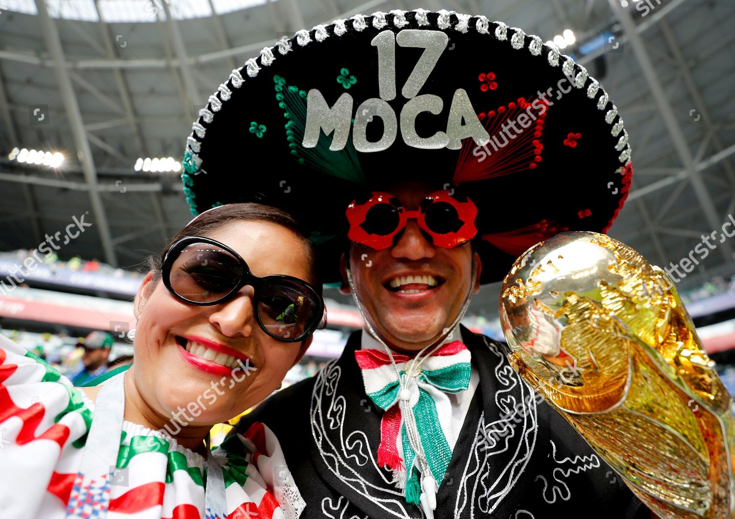 Supporters Mexico Cheer Prior Fifa World Editorial Stock Photo - Stock ...