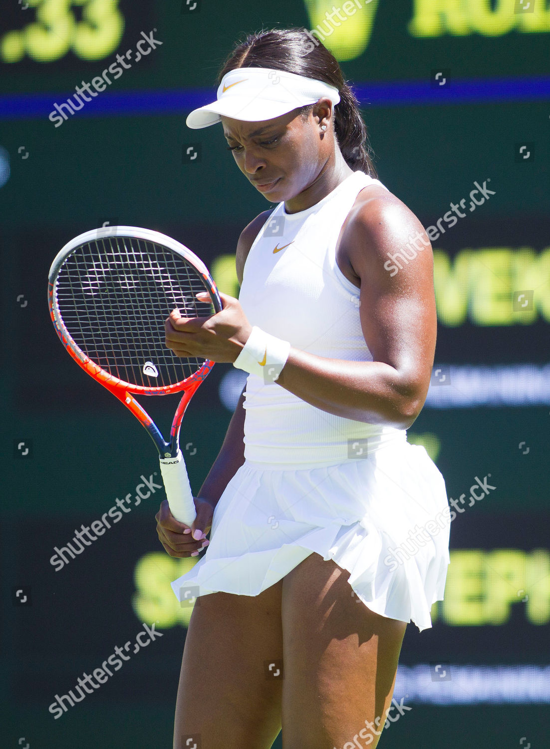 Sloane Stephens Usa Action During Her Editorial Stock Photo - Stock ...