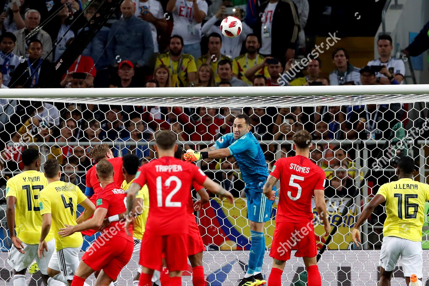 Colombian Goalkeeper David Ospina C Action Editorial Stock Photo ...