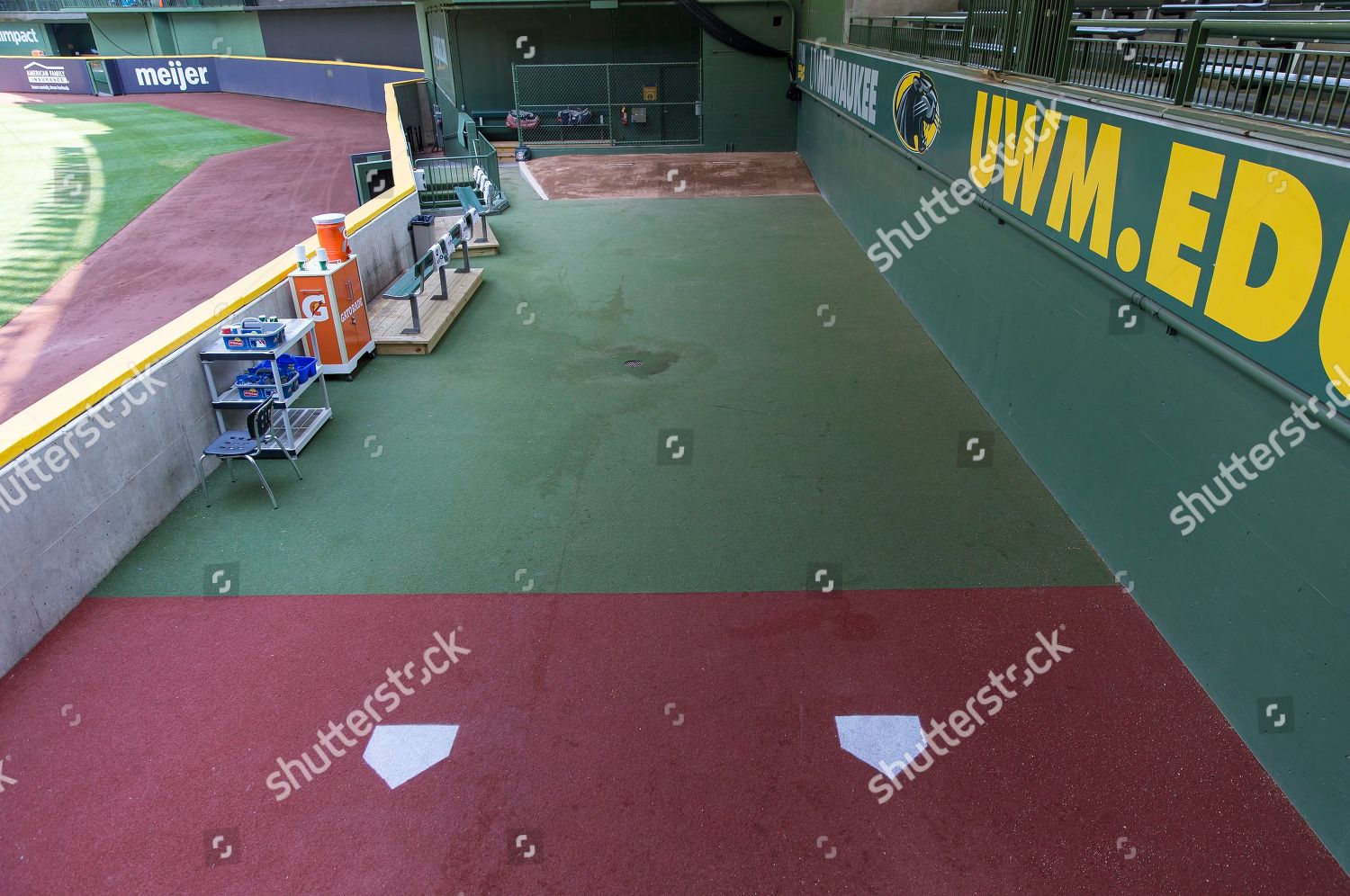 Visiting Team Bullpen Before Major League Editorial Stock Photo - Stock ...