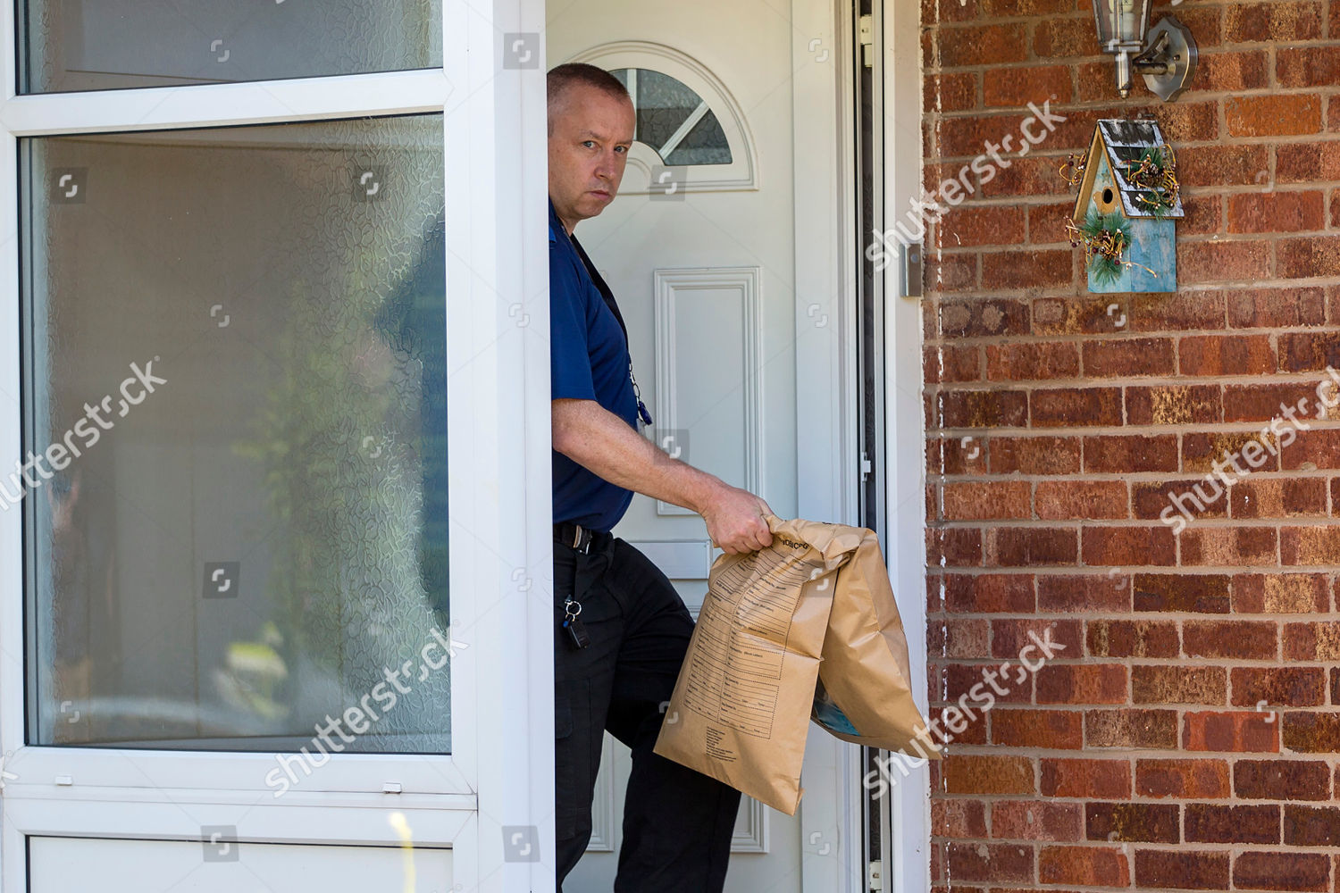 Police This Morning Continuing Search House Editorial Stock Photo ...