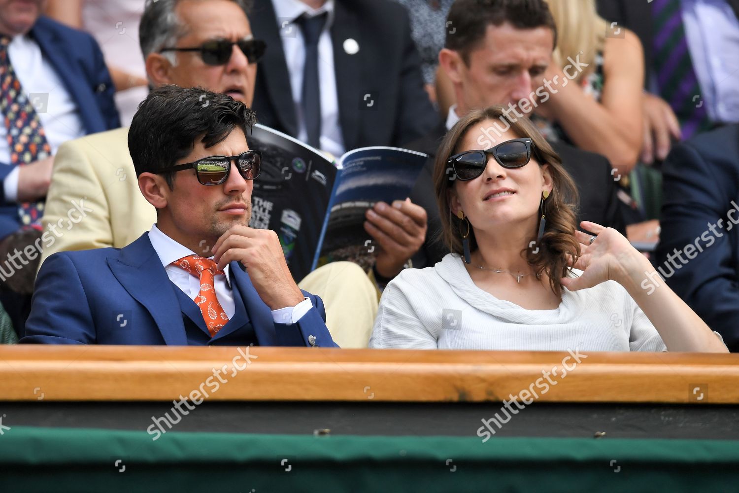 Alastair Cook Wife Alice Cook Royal Editorial Stock Photo - Stock Image ...
