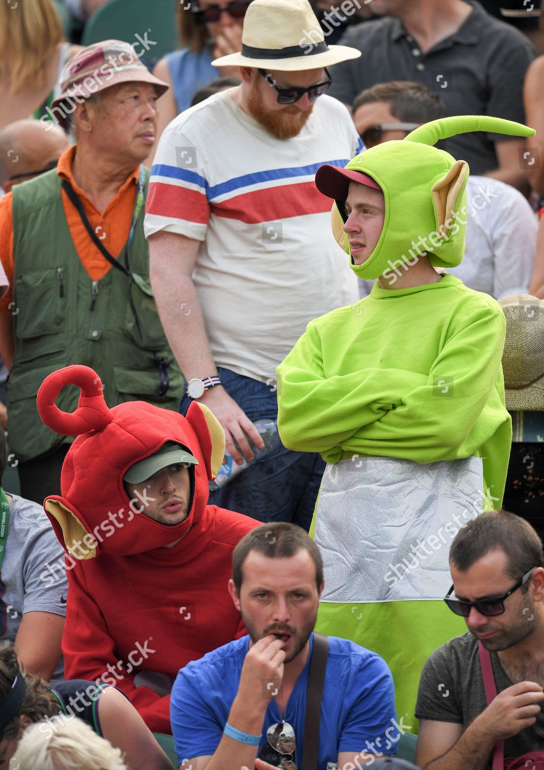 Fans Dressed Teletubbies On No2 Court Editorial Stock Photo - Stock ...