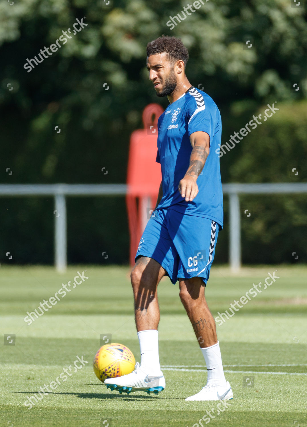 Connor Goldson Rangers Photographed During Training Editorial Stock ...