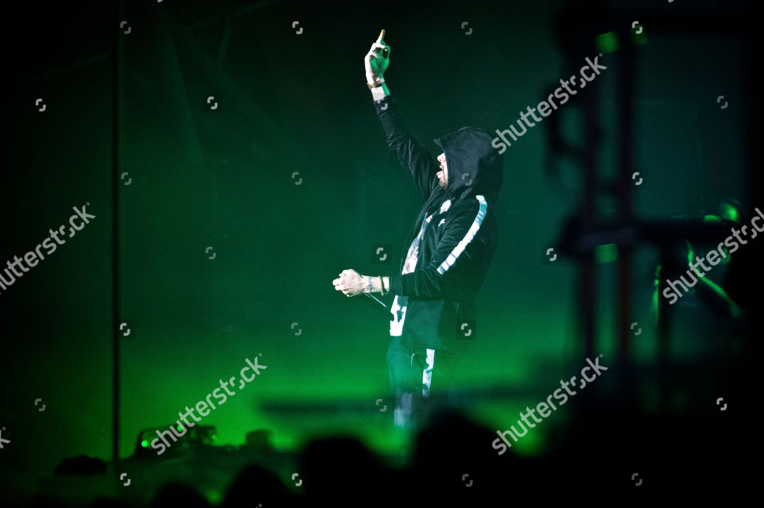 Us Rapper Eminem Performs Orange Stage Editorial Stock Photo - Stock ...