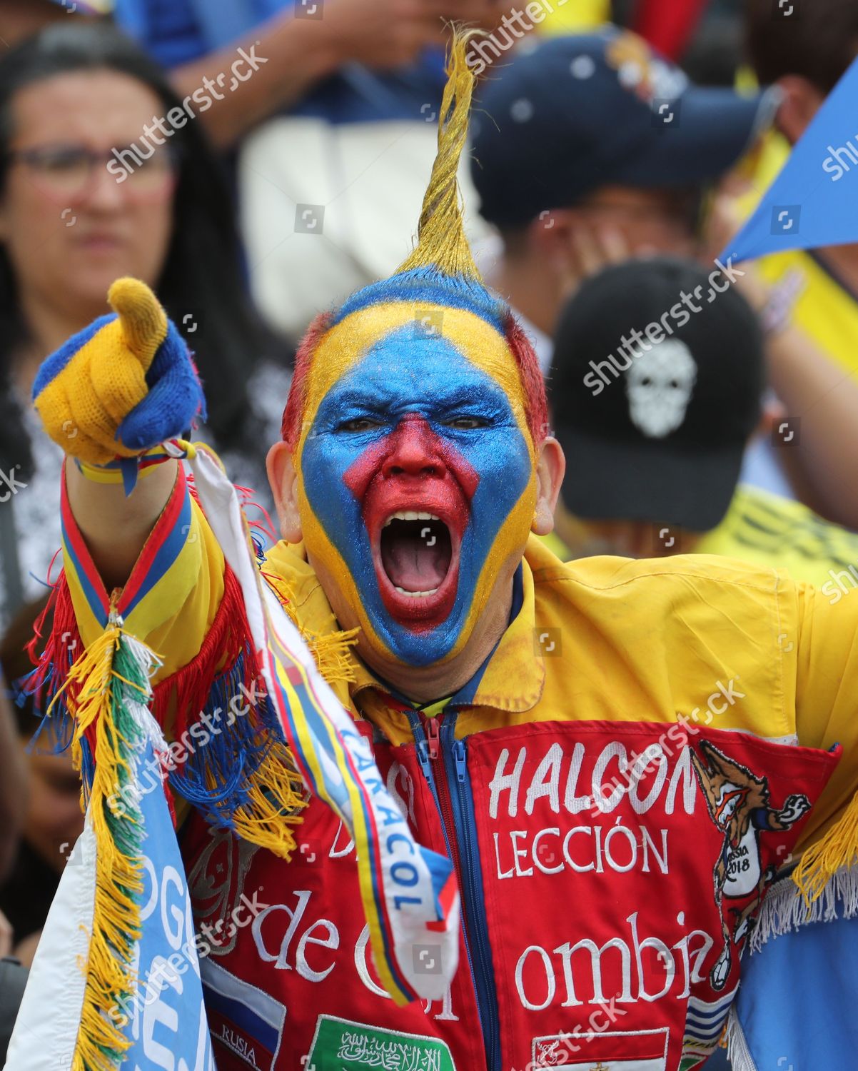 Fans Await Arrival Colombias National Soccer Editorial Stock Photo ...