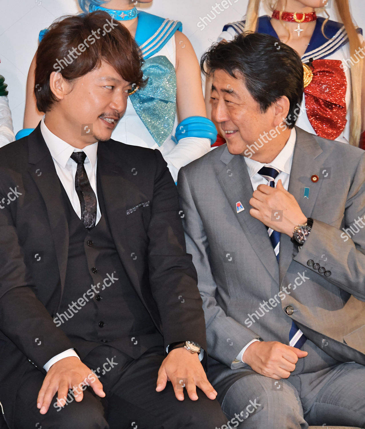 Japans Prime Minister Shinzo Abe Shingo Editorial Stock Photo - Stock ...