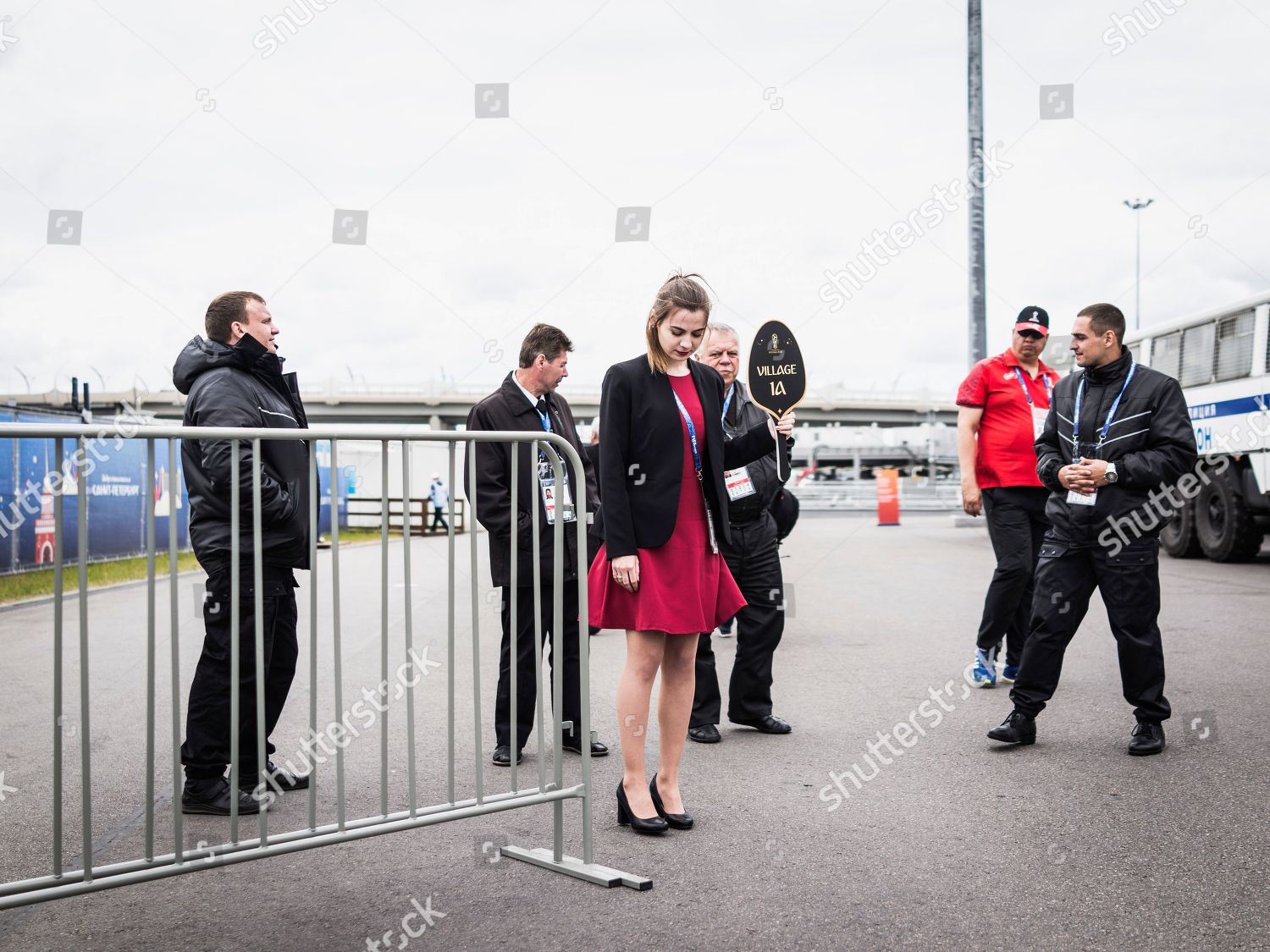 Hostess Vip Area Front 4 Security Editorial Stock Photo - Stock Image ...