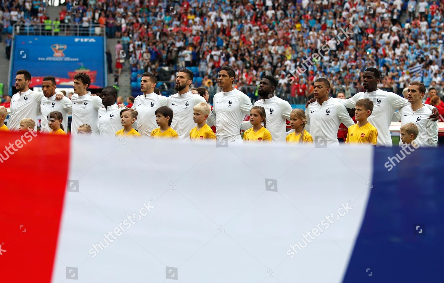 Starting Eleven France Prior Fifa World Editorial Stock Photo - Stock ...