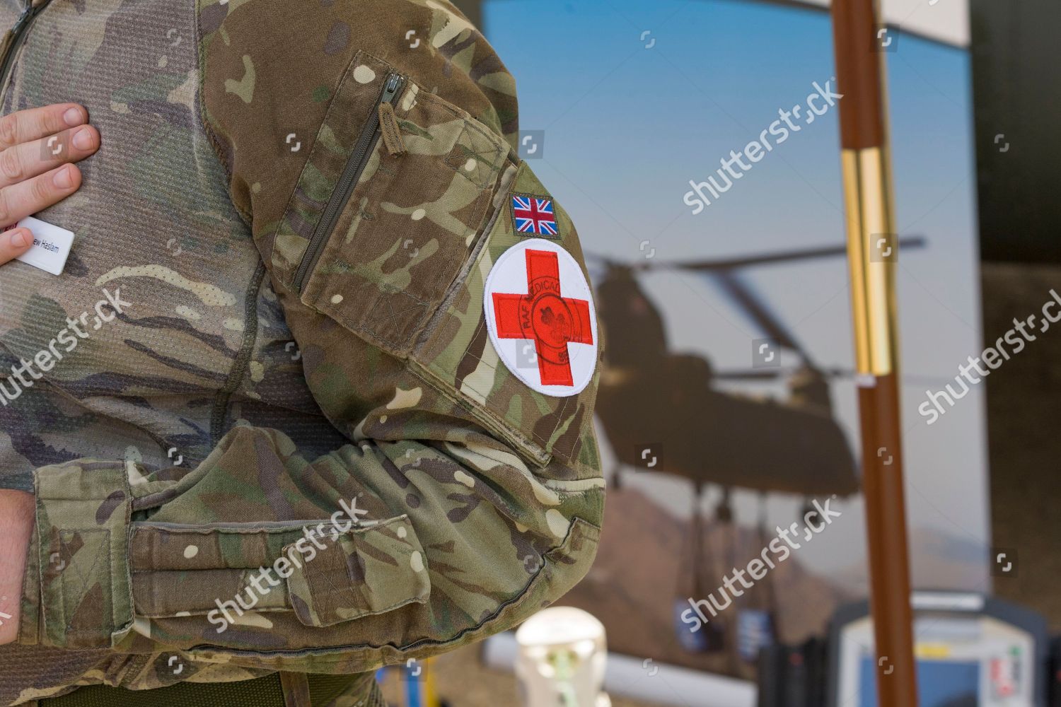 Raf Medical Personel Talking Members Public Editorial Stock Photo ...