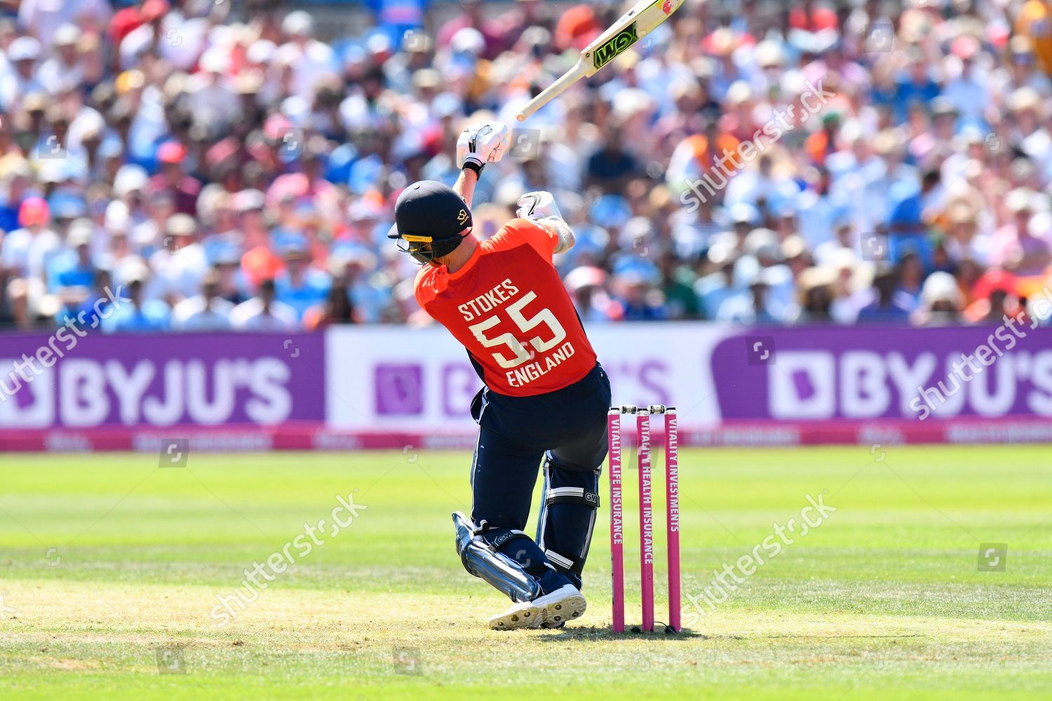 Ben Stokes England Loses His Bat Editorial Stock Photo - Stock Image ...