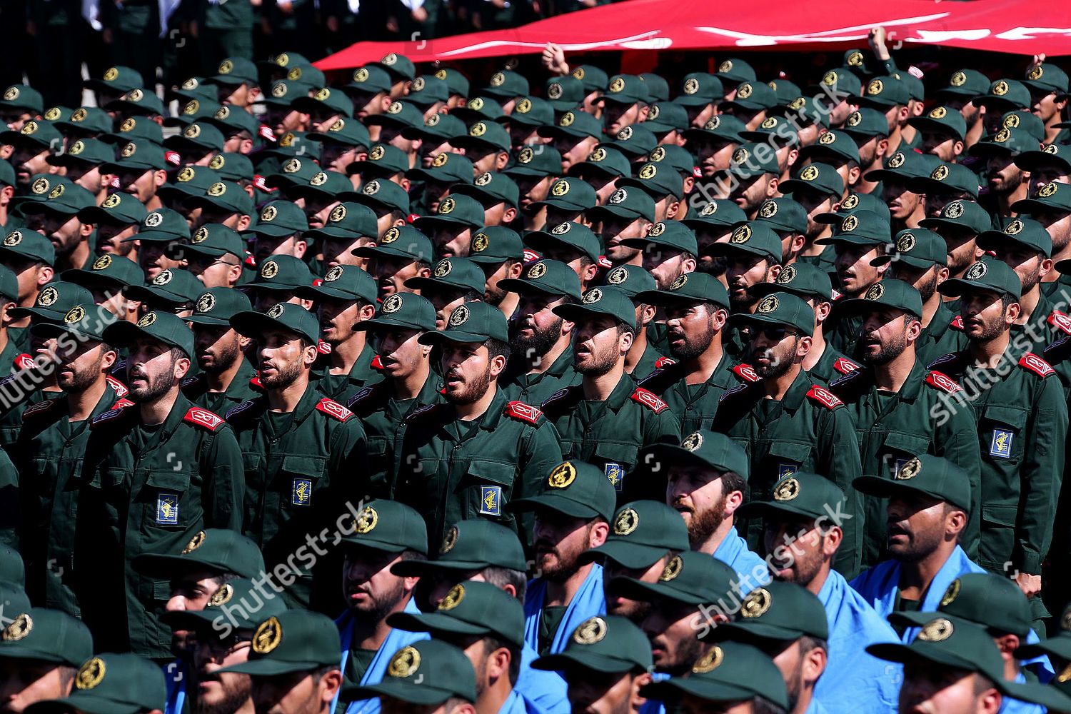 Graduation Ceremony Islamic Revolutionary Guard Corps Editorial Stock ...