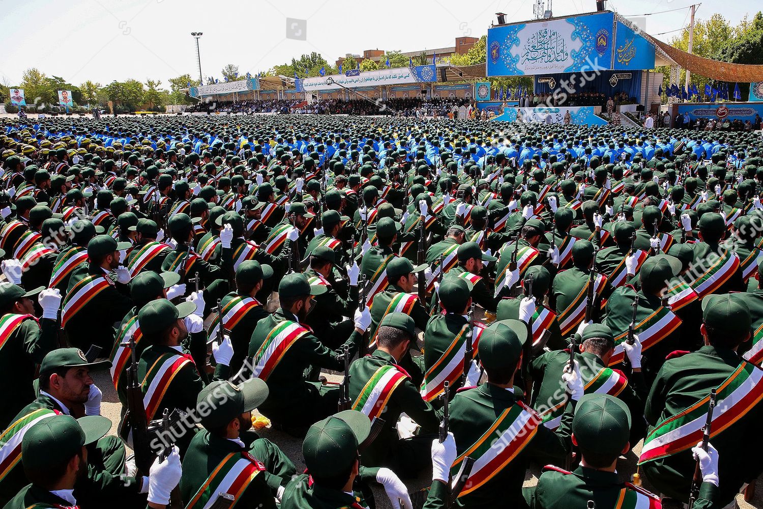 Graduation Ceremony Islamic Revolutionary Guard Corps Editorial Stock ...