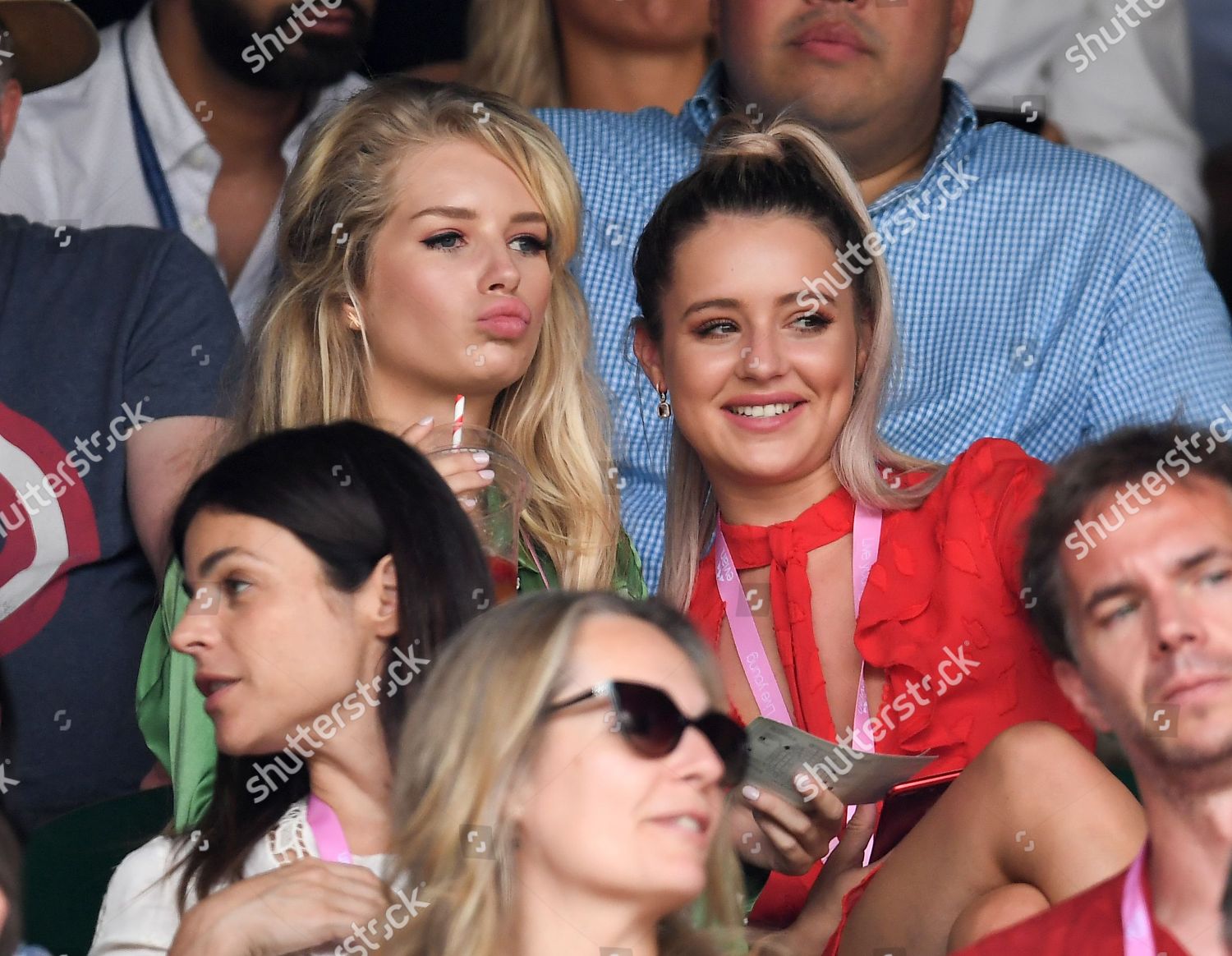 Lottie Moss On Centre Court Editorial Stock Photo - Stock Image ...
