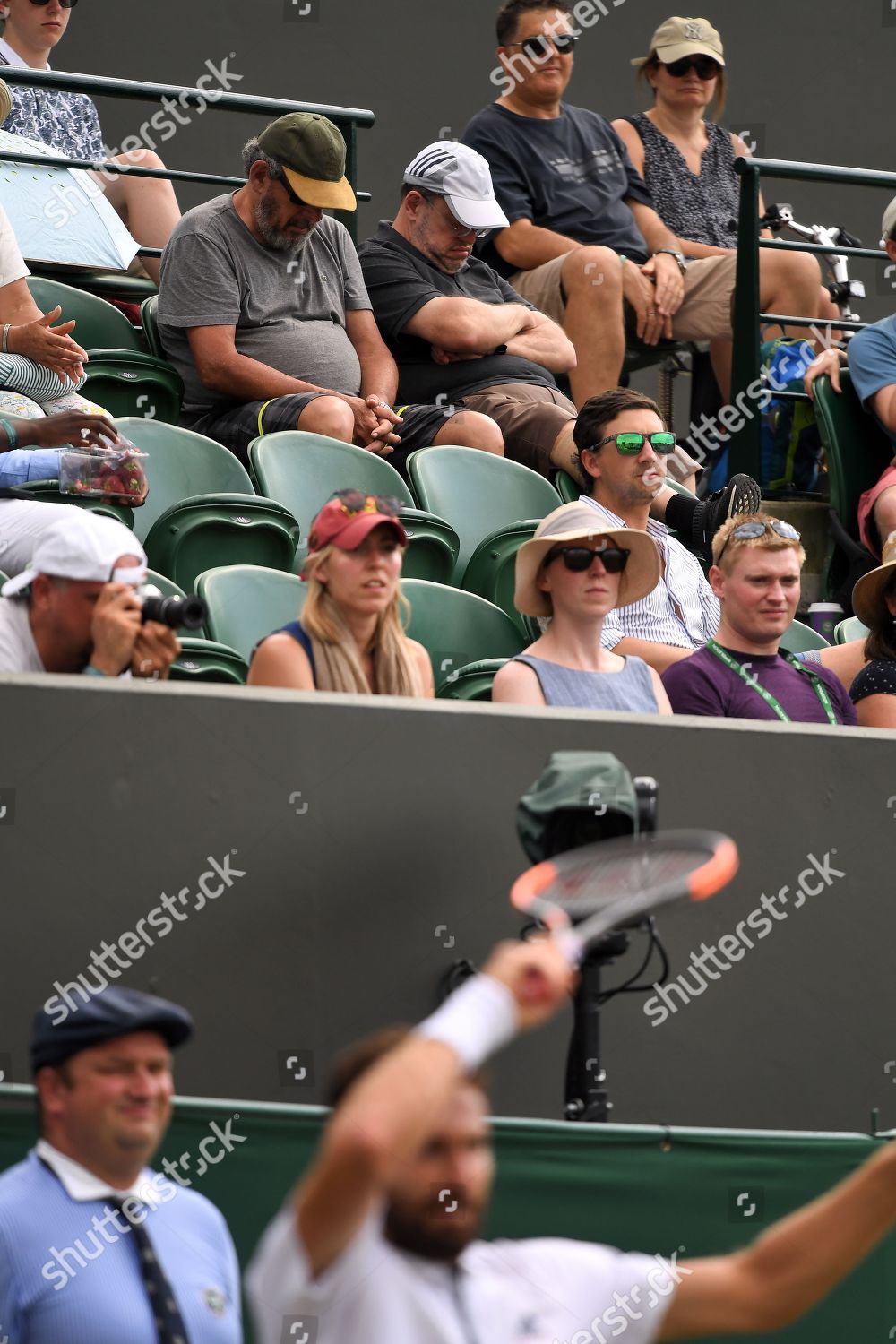 Fans Asleep On Centre Court Editorial Stock Photo - Stock Image ...