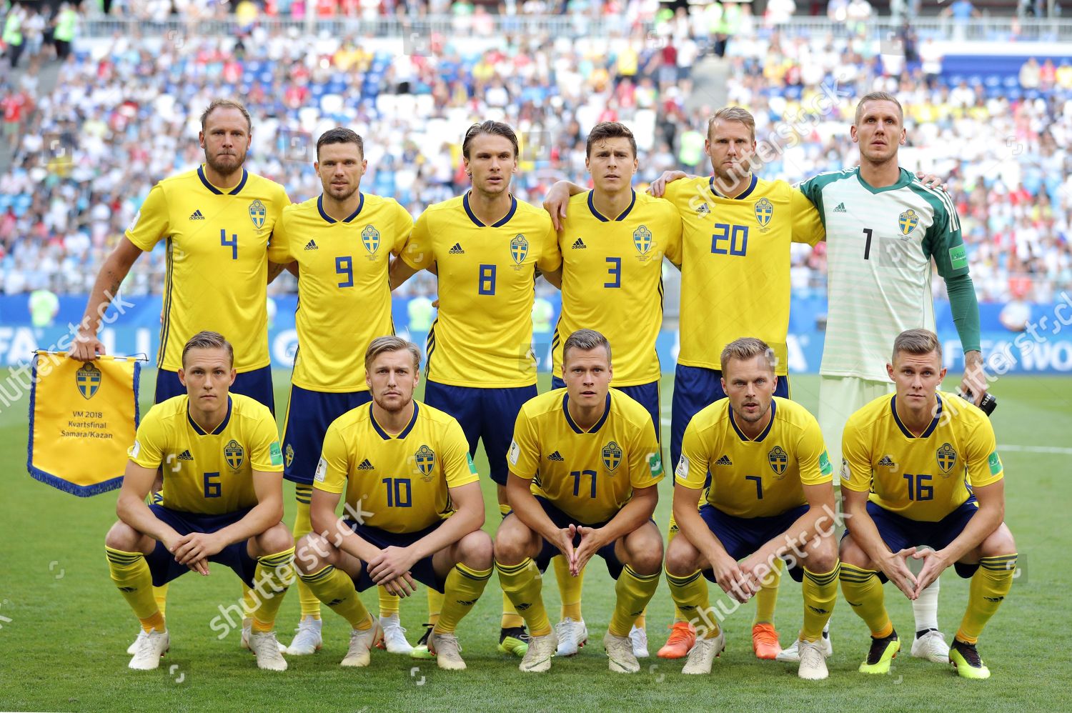 Sweden Team Group Lineup Editorial Stock Photo - Stock Image | Shutterstock