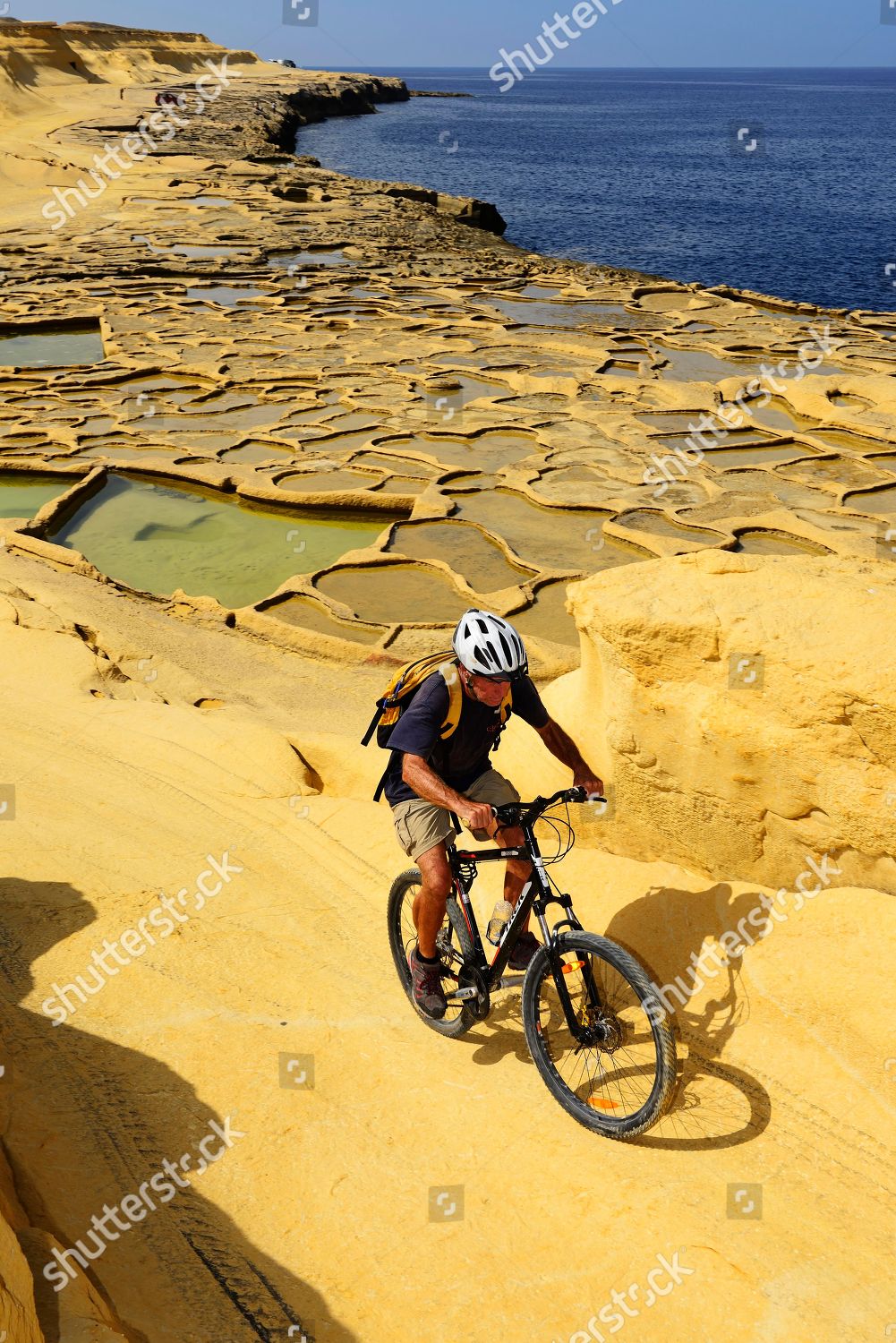 Model Released Gozo Salt Pans Xwejni Editorial Stock Photo - Stock ...