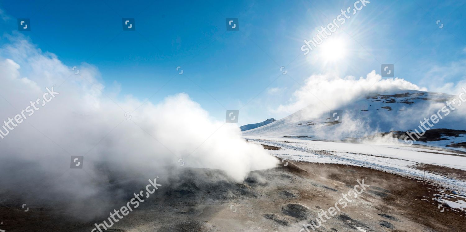 Steaming Fumarole Solfatara Hveraroend Hverir Namaskard Editorial Stock ...