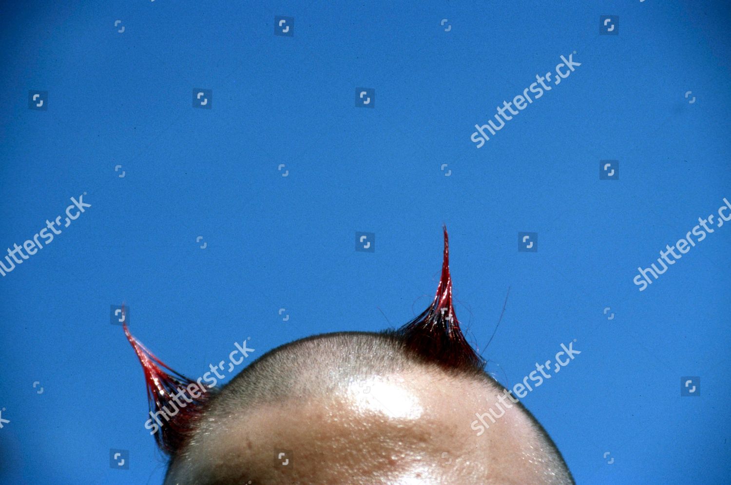 Two Horns Hair Devil Hairstyle Berlin Editorial Stock Photo - Stock ...