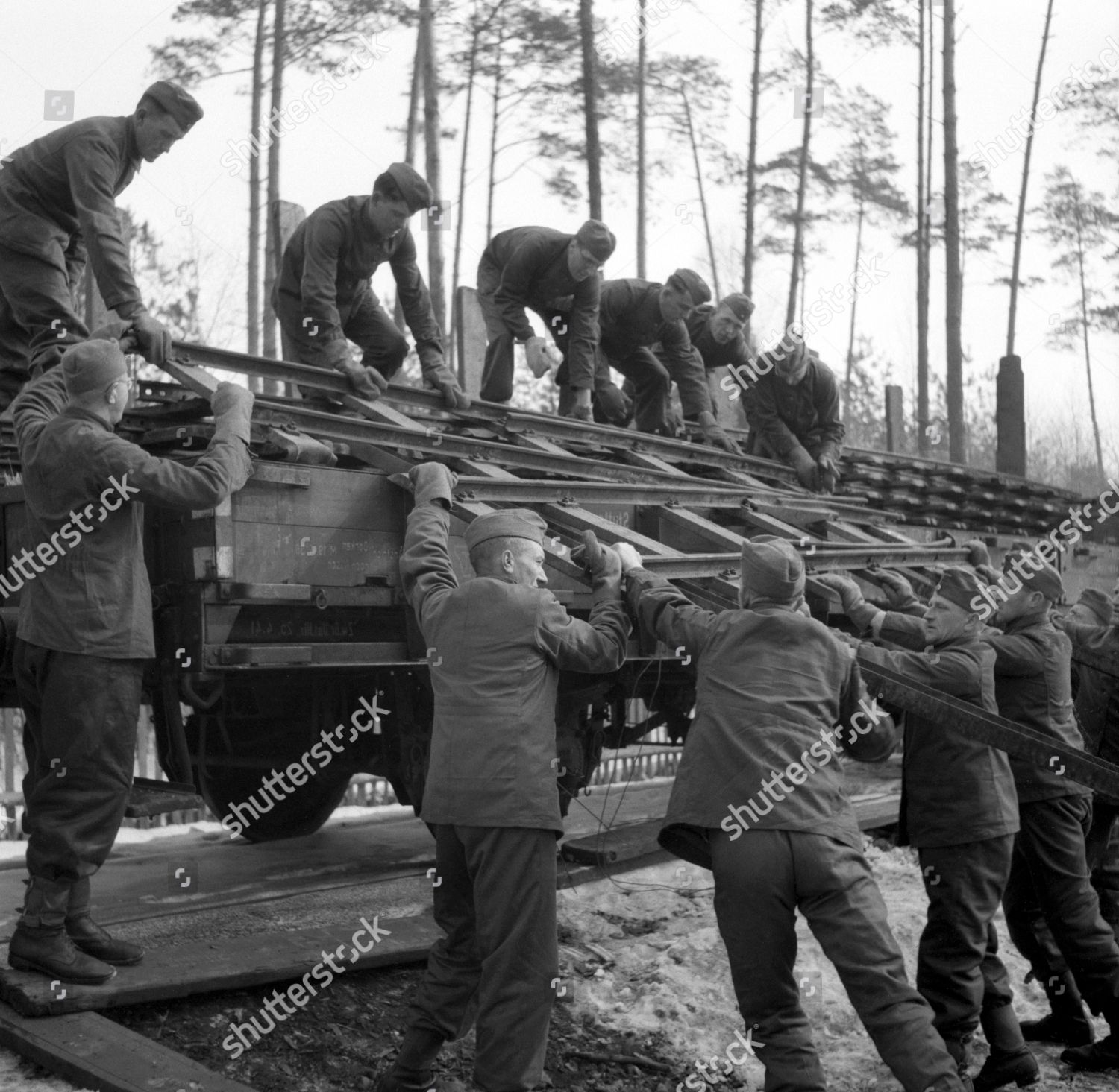 Approx 19391941 Training Wehrmacht Soldiers Lift Editorial Stock Photo ...