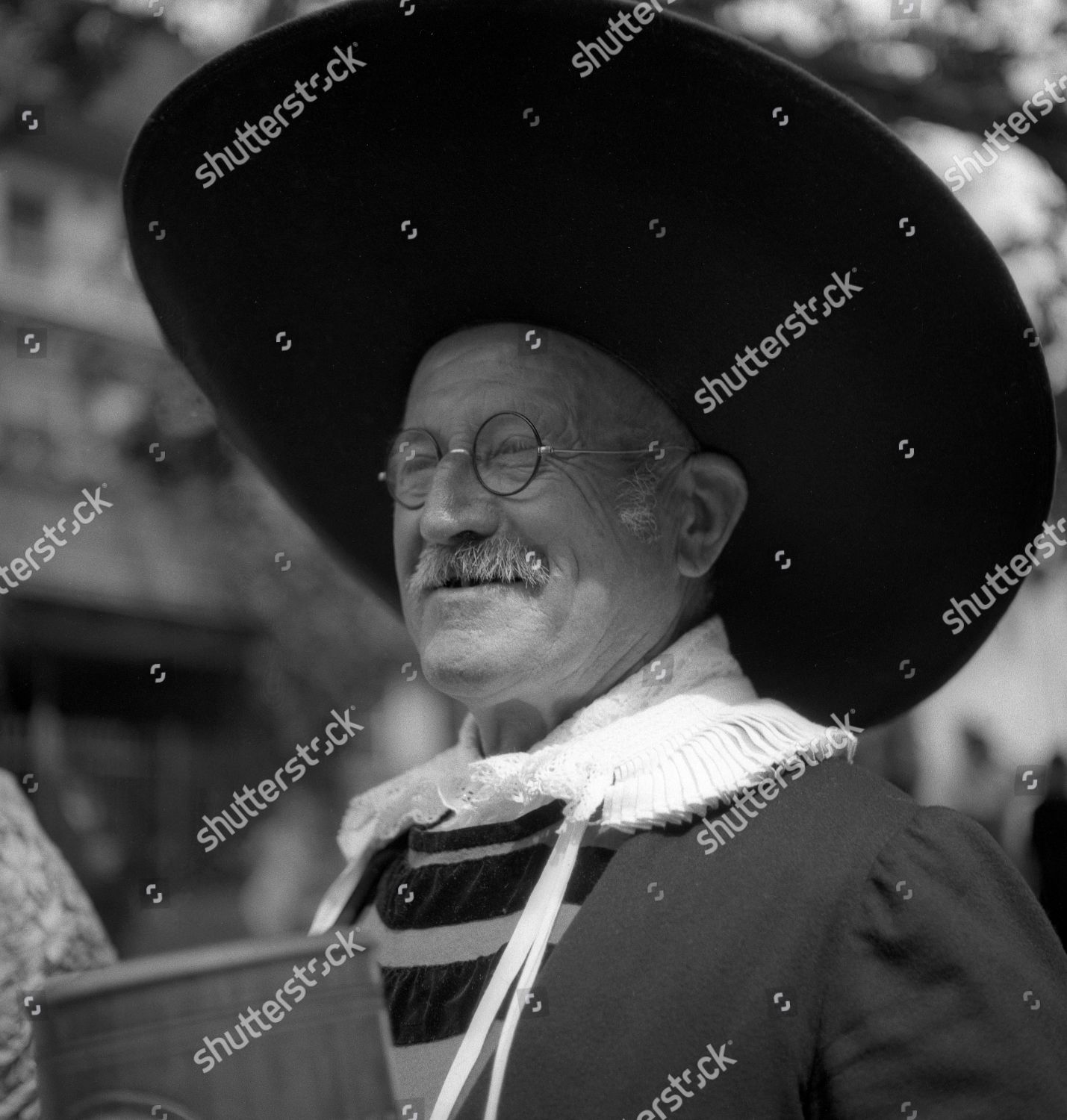 Old Man Very Large Hat Carnival Editorial Stock Photo - Stock Image ...