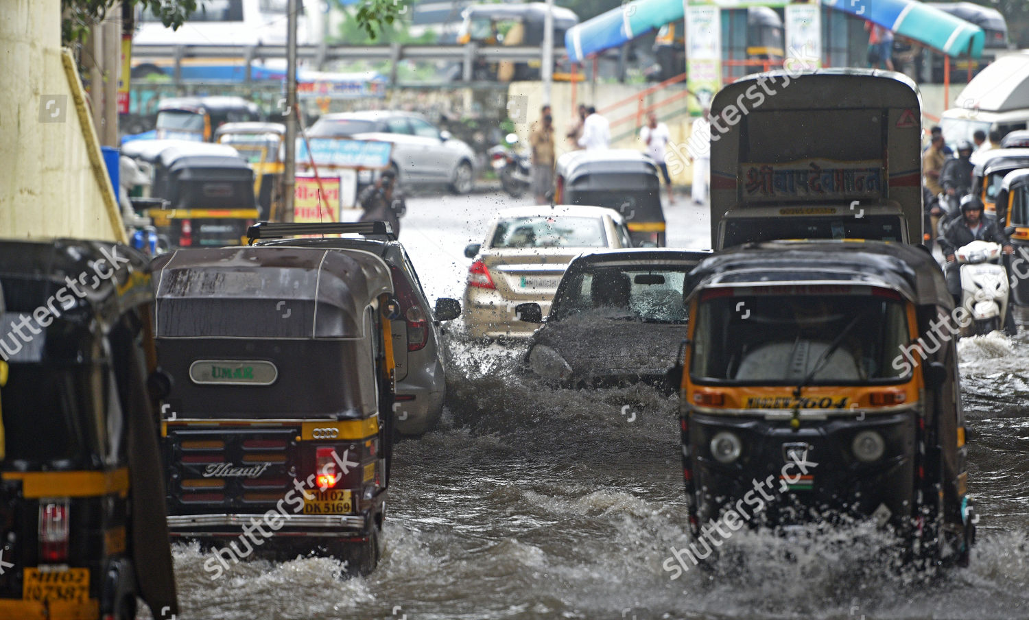 Water Logging Due Heavy Rain Milan Editorial Stock Photo - Stock Image ...