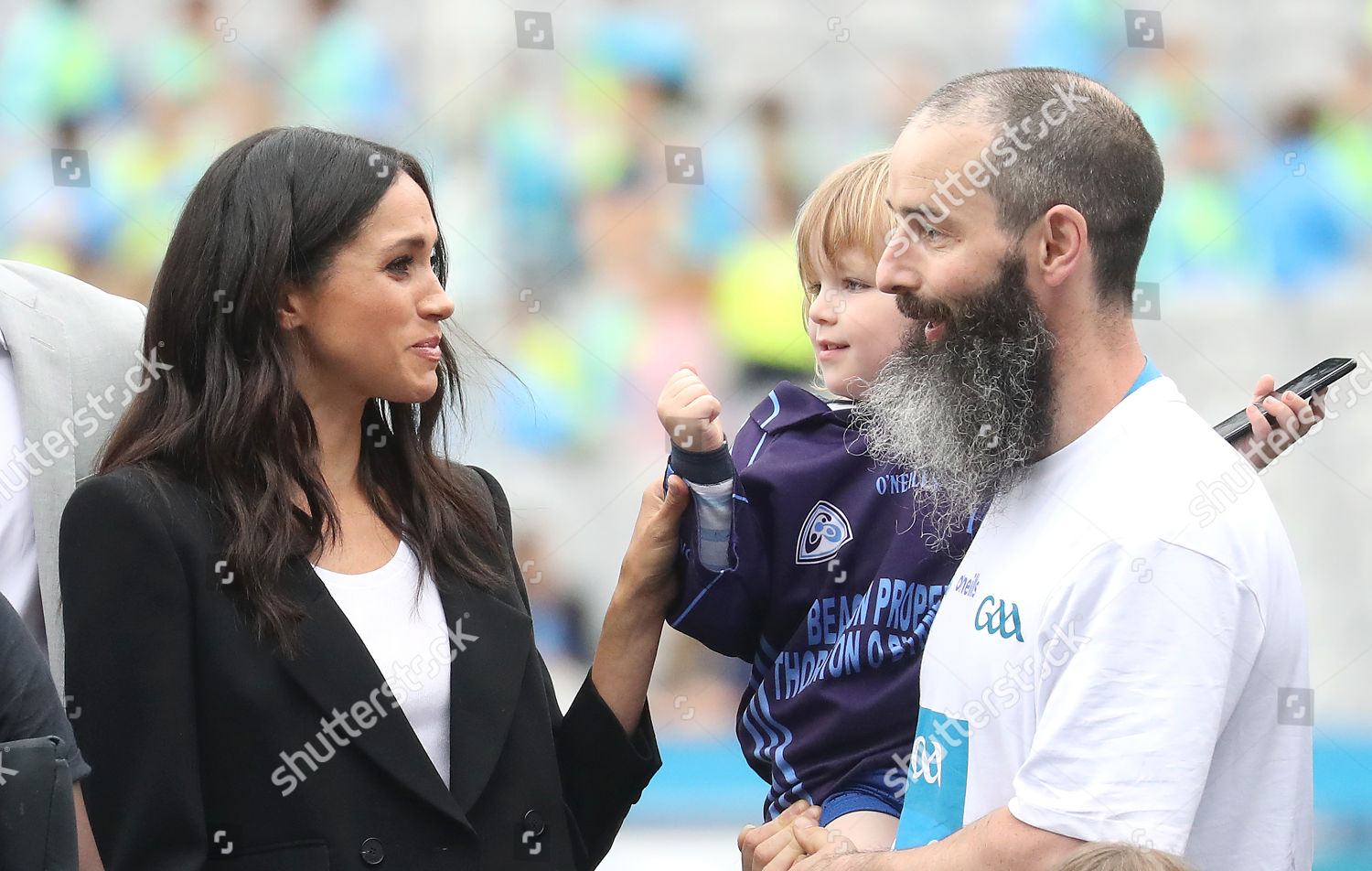 Meghan Duchess Sussex Meets Walter Cullen Editorial Stock Photo - Stock ...